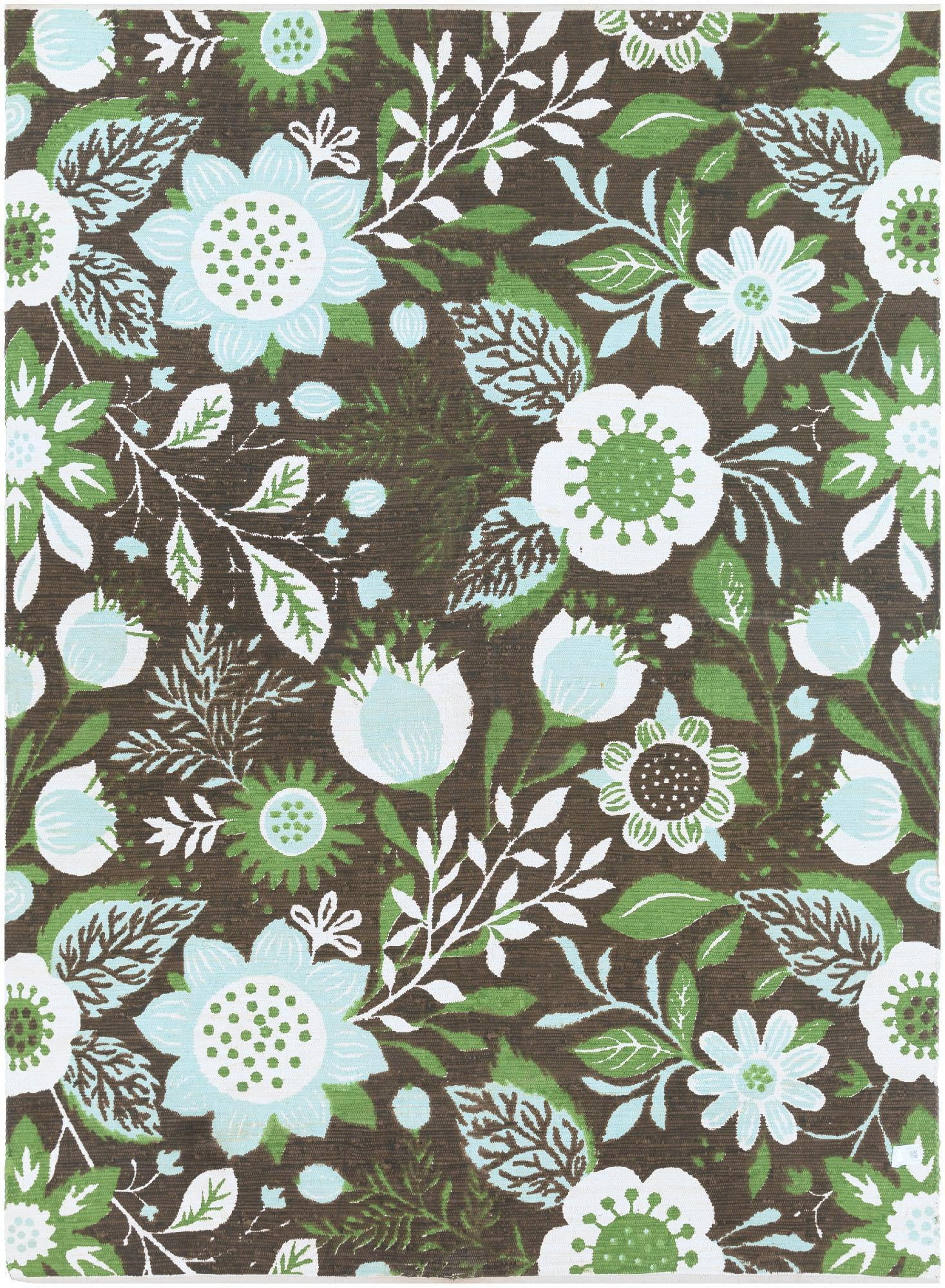 Mark&Day Area Rugs, 8x11 Detroit Modern Blue/Green/Gray Area Rug, Brown ...