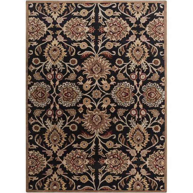Mark&Day Area Rugs, 8x11 Eckville Traditional Black Area Rug (8' x 11 ...
