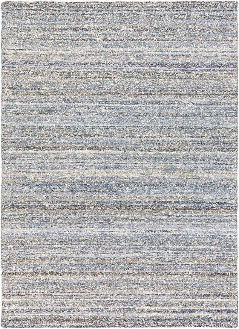 Mark&Day 8' x 11' Modern Denim Area Rug, Hand Tufted, Stain Resistant ...
