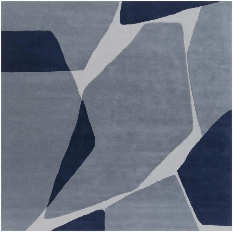 Mark&Day Area Rugs, 8x8 Elancourt Modern Blue Square Area Rug (8 ...