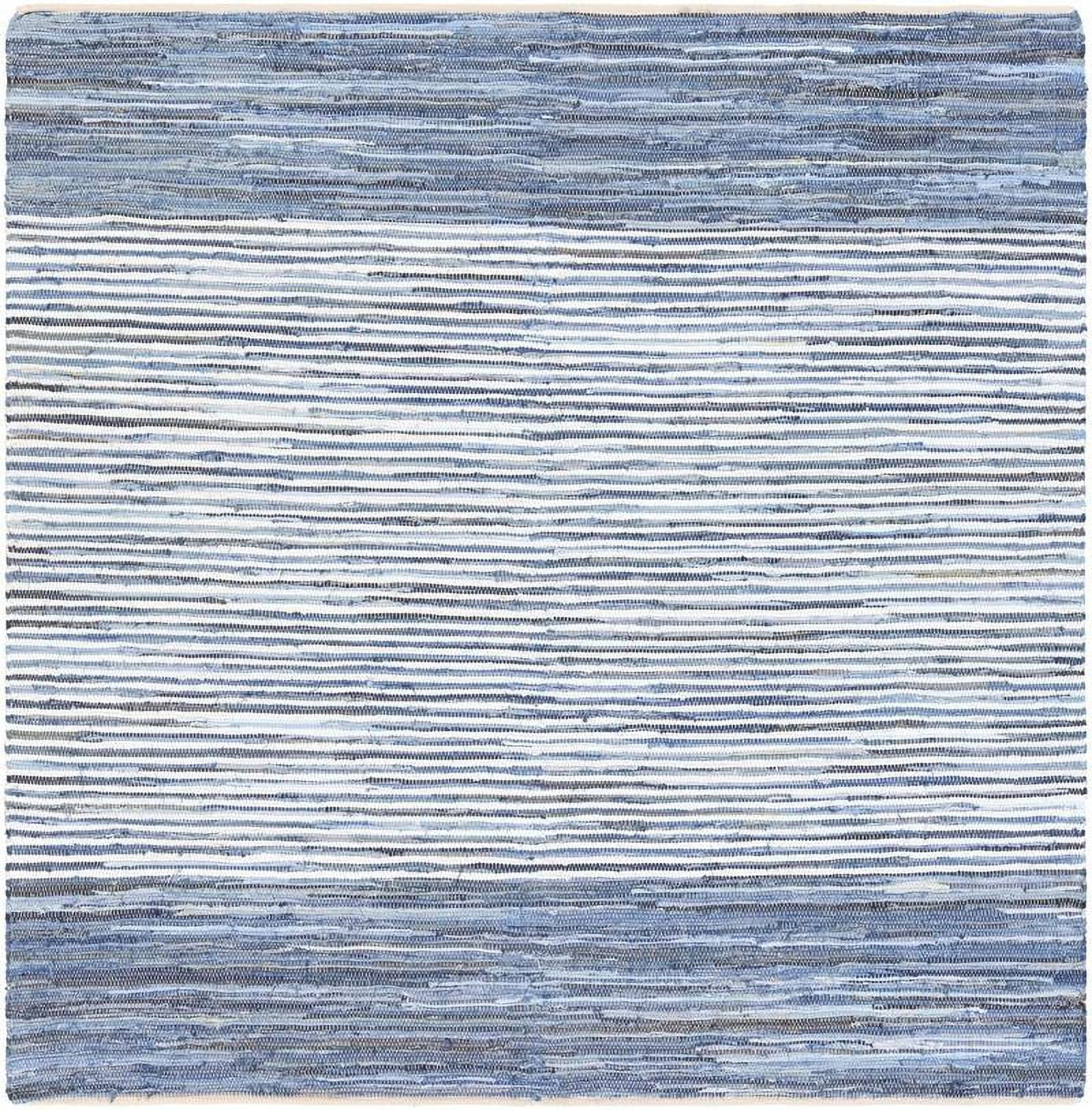 Mark&Day Area Rugs, 8x8 Massa Cottage Bright Blue Square Area Rug (8 ...