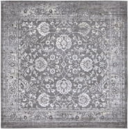 Mark&Day Area Rugs, 7x9 Var Traditional Gray Area Rug (6'7" x 9 ...