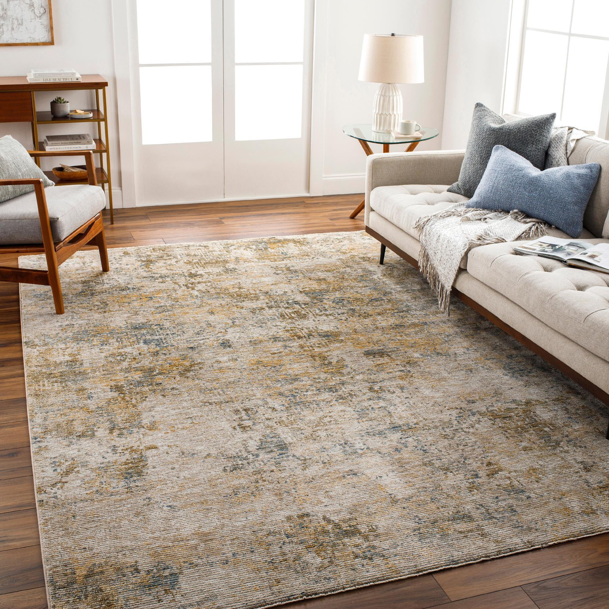 Mark&Day Area Rugs, 9x12 Benham Modern Taupe Area Rug (9' x 12'2 ...