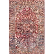 Mark&Day 5x7 Bright Pink Kreijl Traditional Area Rug, Indoor/Outdoor ...