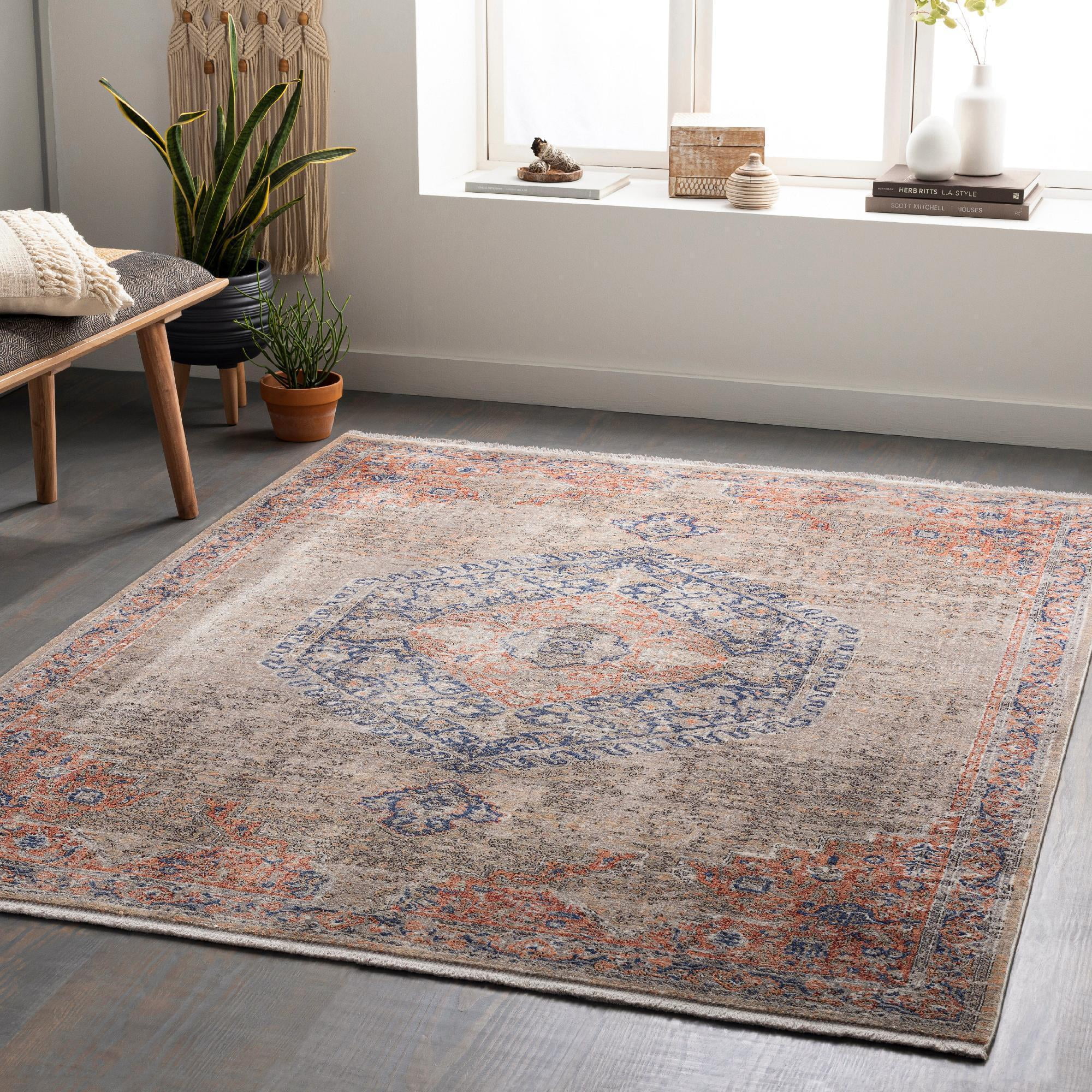 Mark&Day Area Rugs, 9x12 Pittsboro Traditional Taupe Area Rug (9' x 12 ...