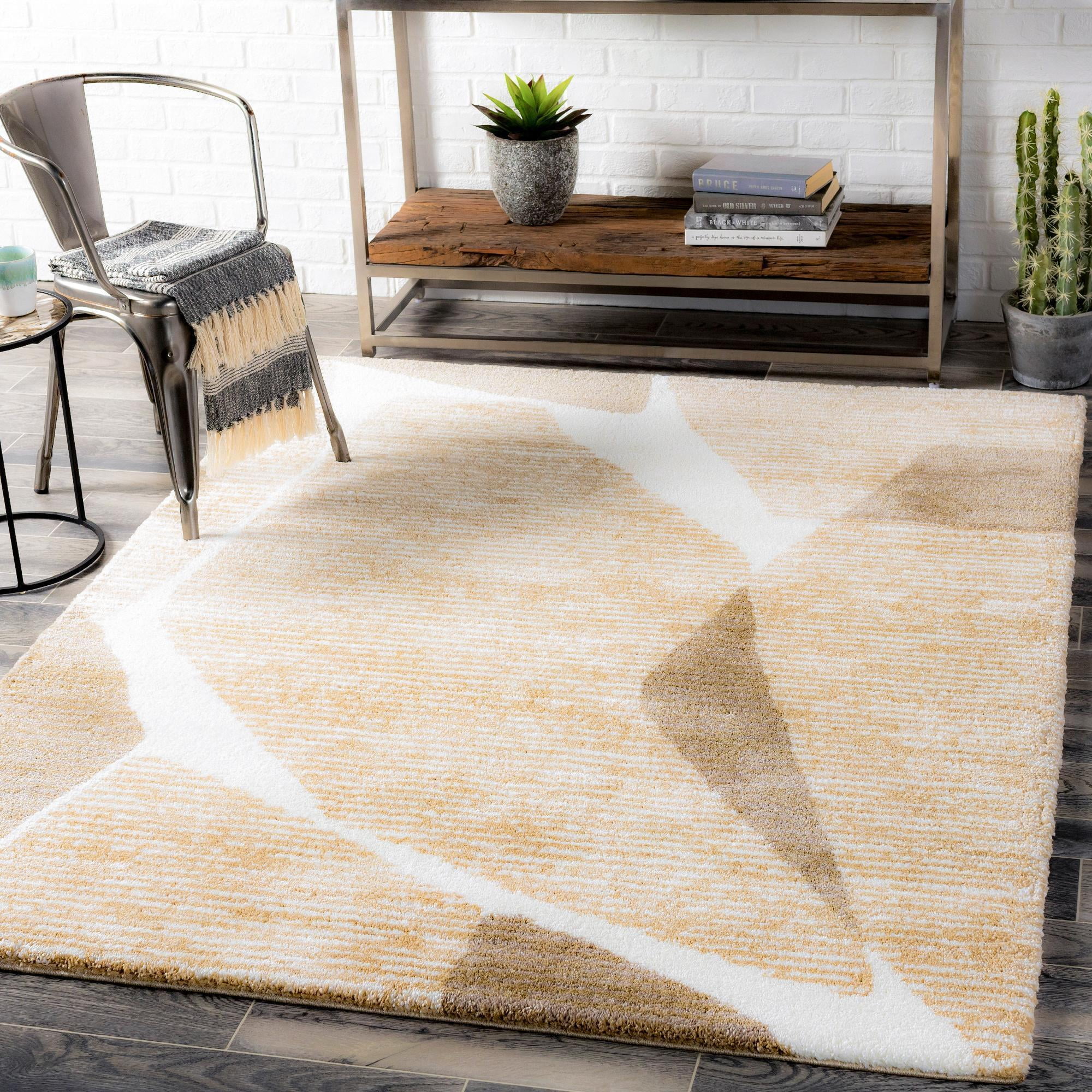 Mark&Day Area Rugs, 9x12 Reuver Modern Beige Area Rug (8'10" x 12 ...