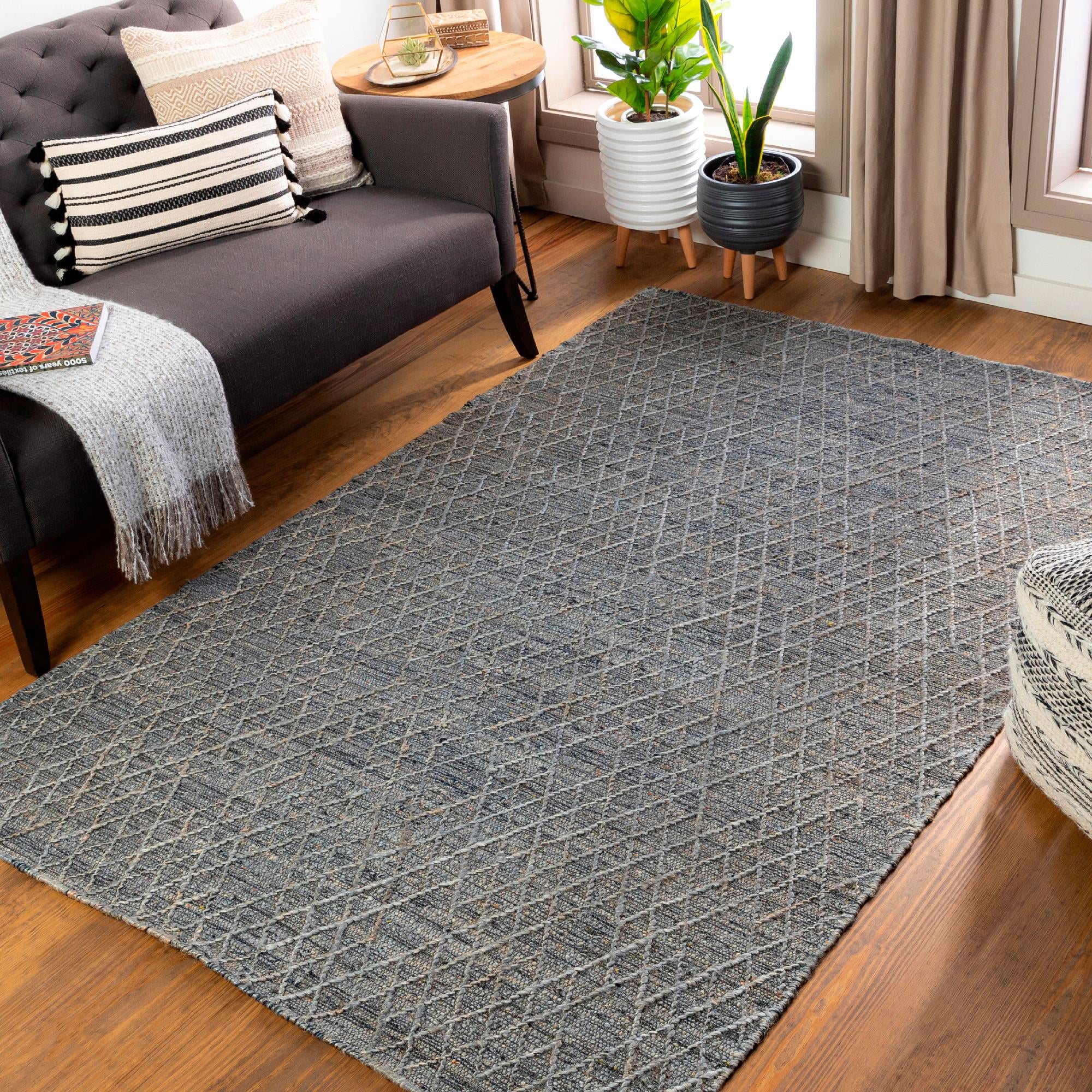 Mark&Day Area Rugs, 9x12 Zoutkamp Global Grey Area Rug (8'10" x 12 ...