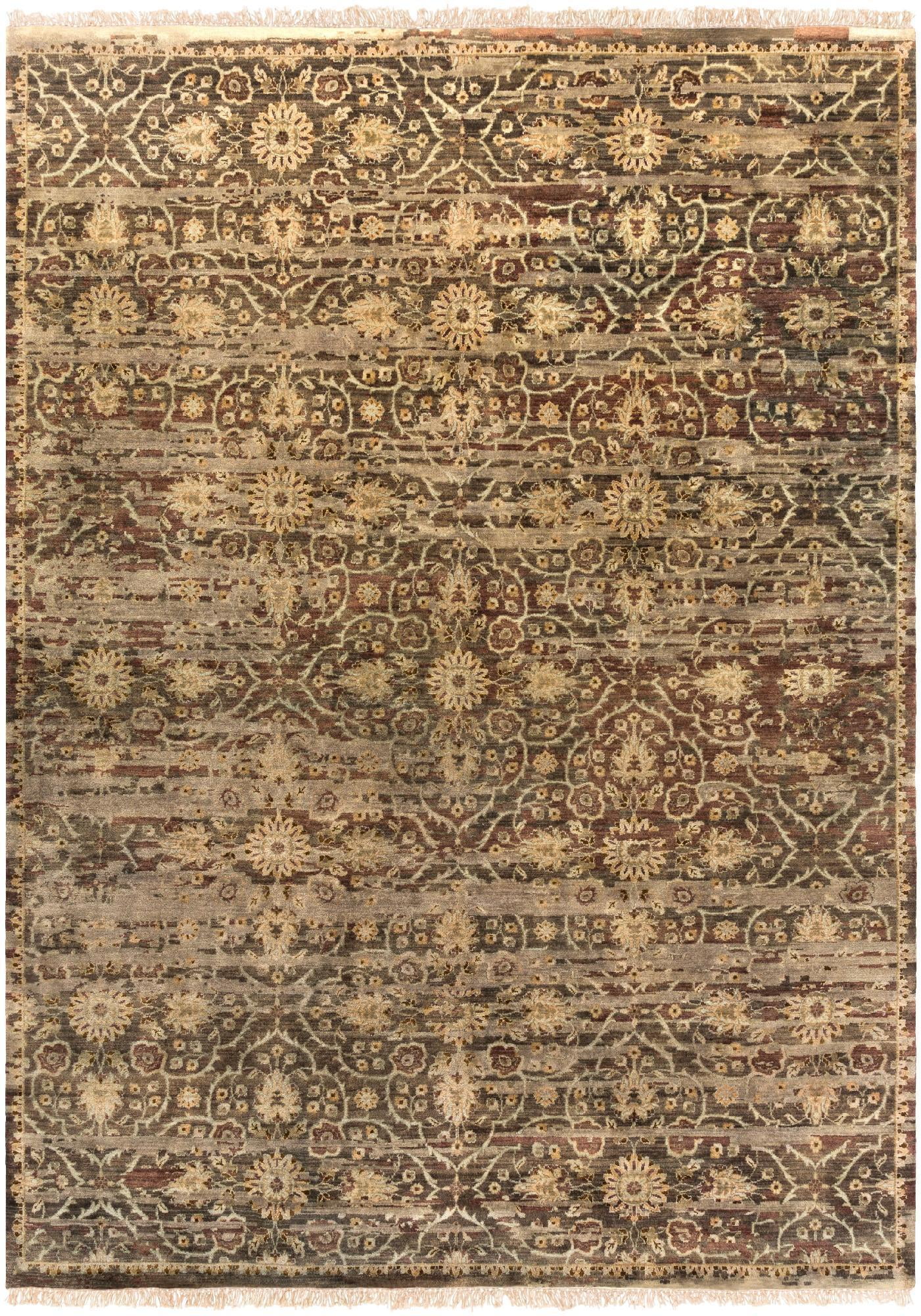 Mark&Day Area Rugs, 9x13 Ravenna Traditional Dark Brown Area Rug (9' x ...