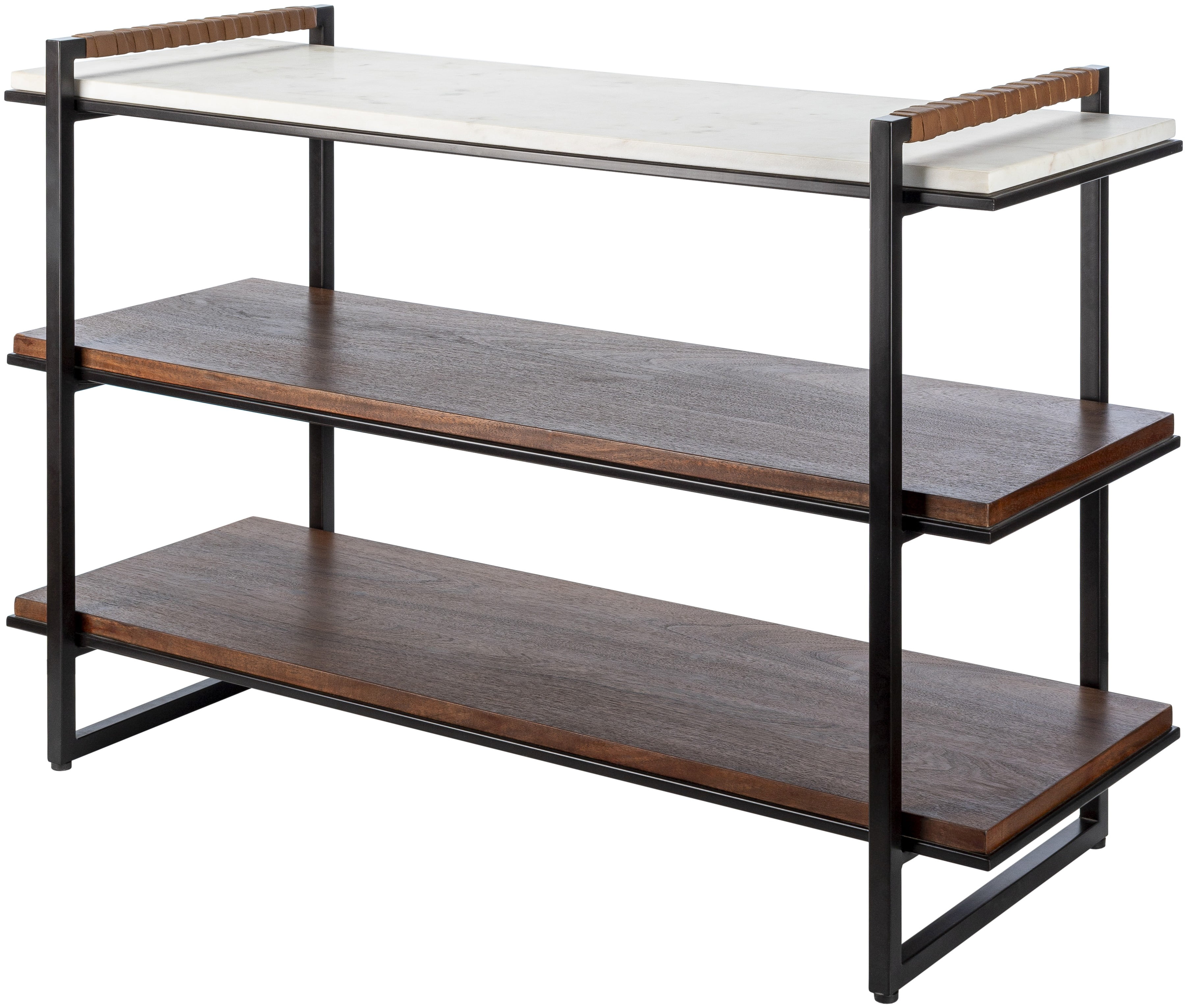 Mark&Day Bookcases, Manolo Modern White Bookcase,Powder Coated, Stained ...