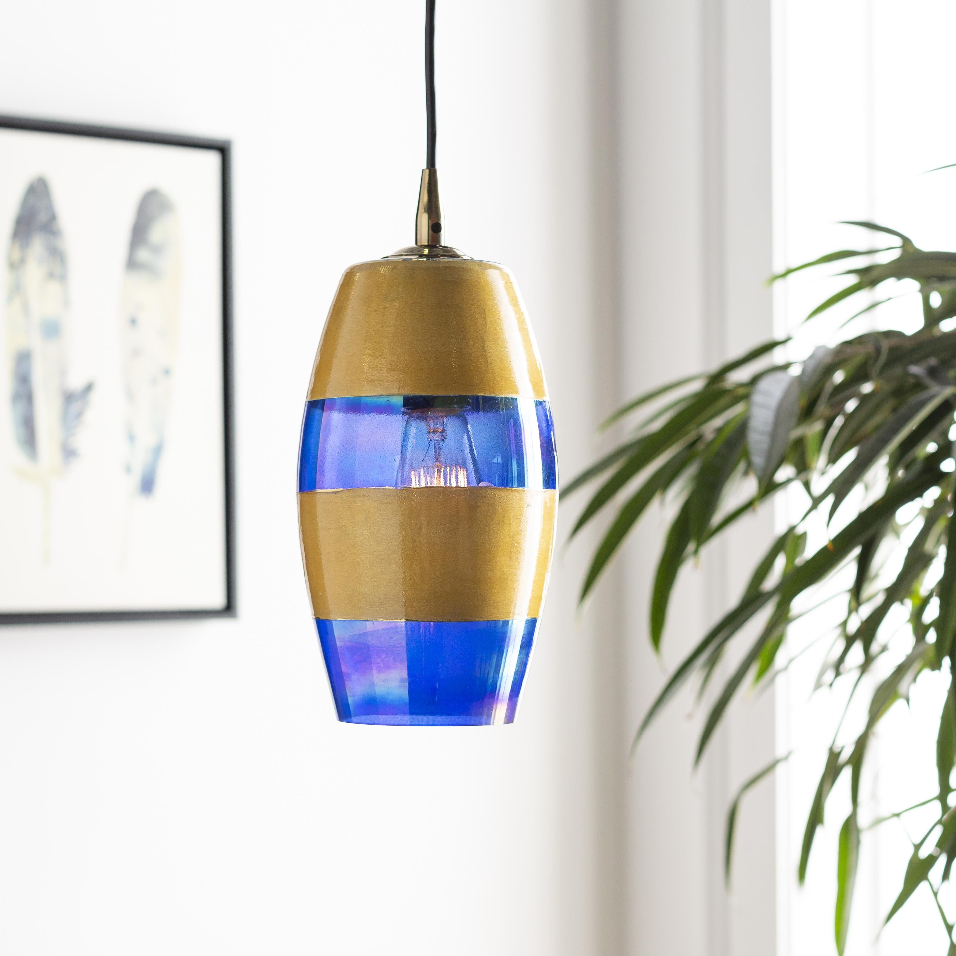 Mark&Day Chandelier Pendant Lights, Schuyler Global Blue Ceiling Light ...