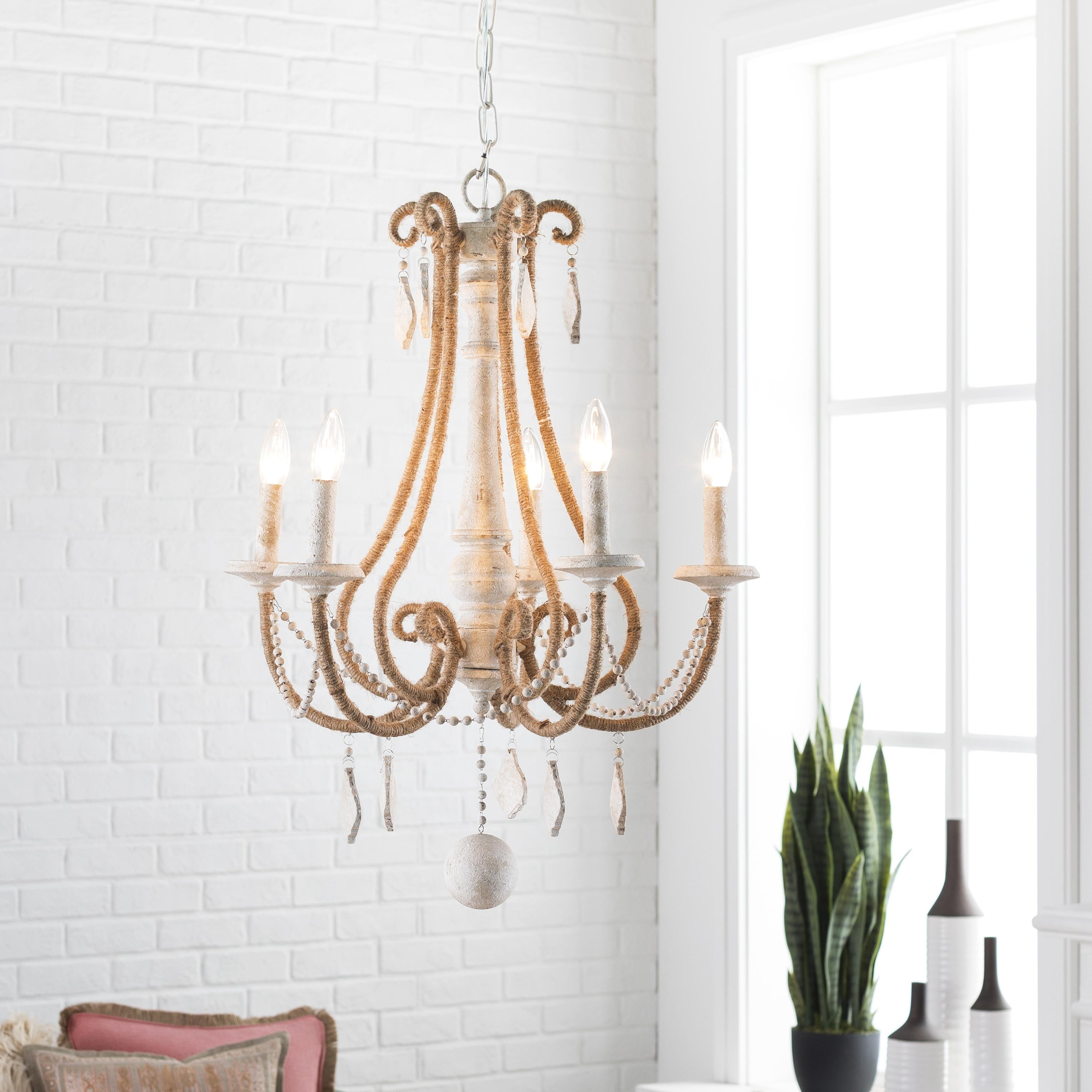 Mark&Day Chandelier Pendant Lights, Streamwood Traditional Cream ...