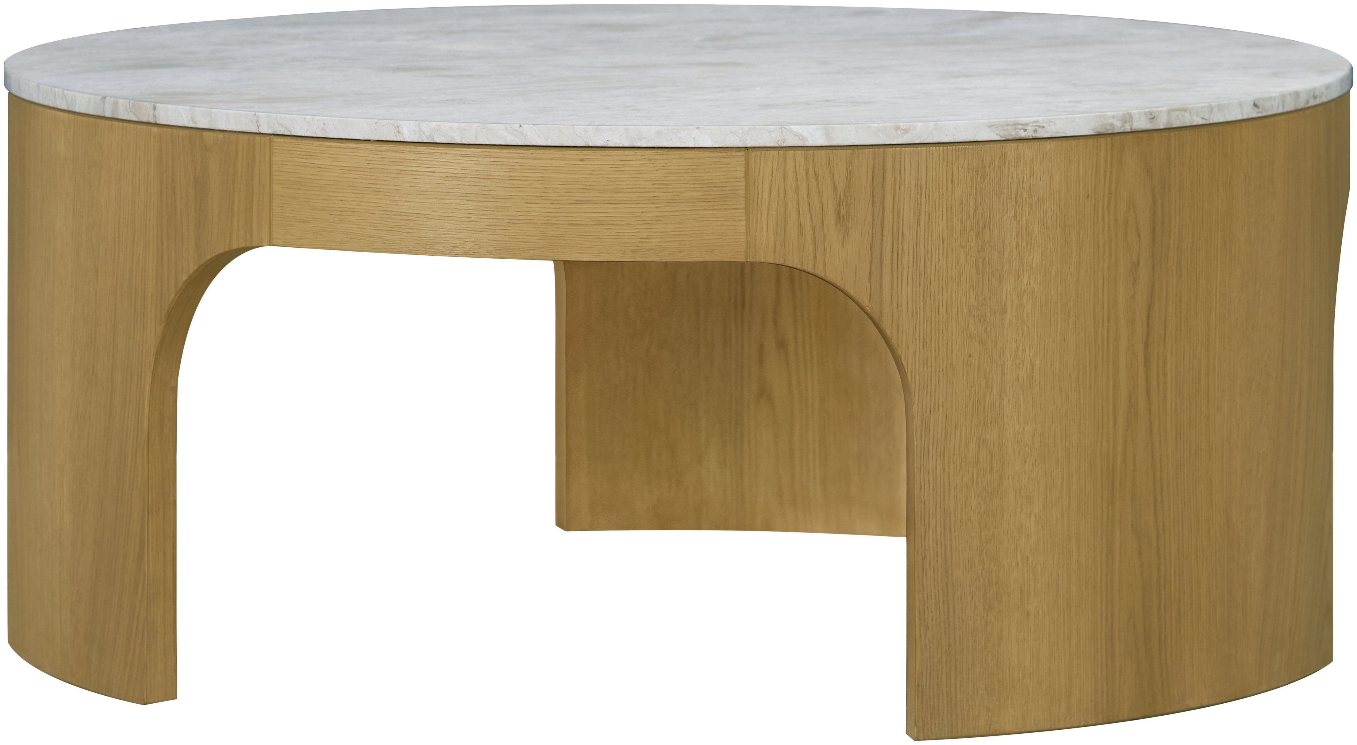 Mark&Day Coffee Table - Quinlan Modern Minimalist White Round Coffee ...