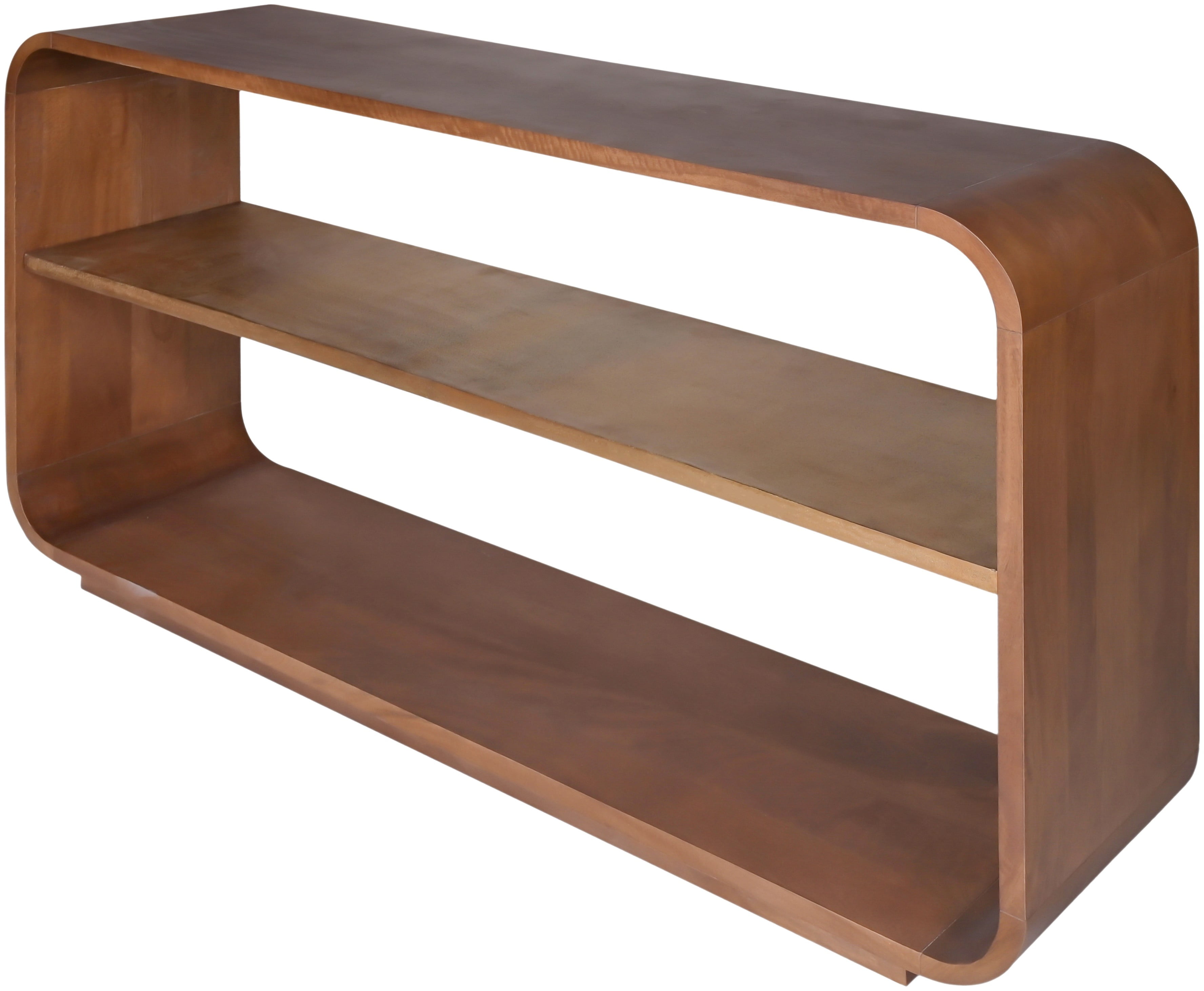 Mark&Day Console Table, Maghen Dark Brown Entryway Hallway Side Tables ...