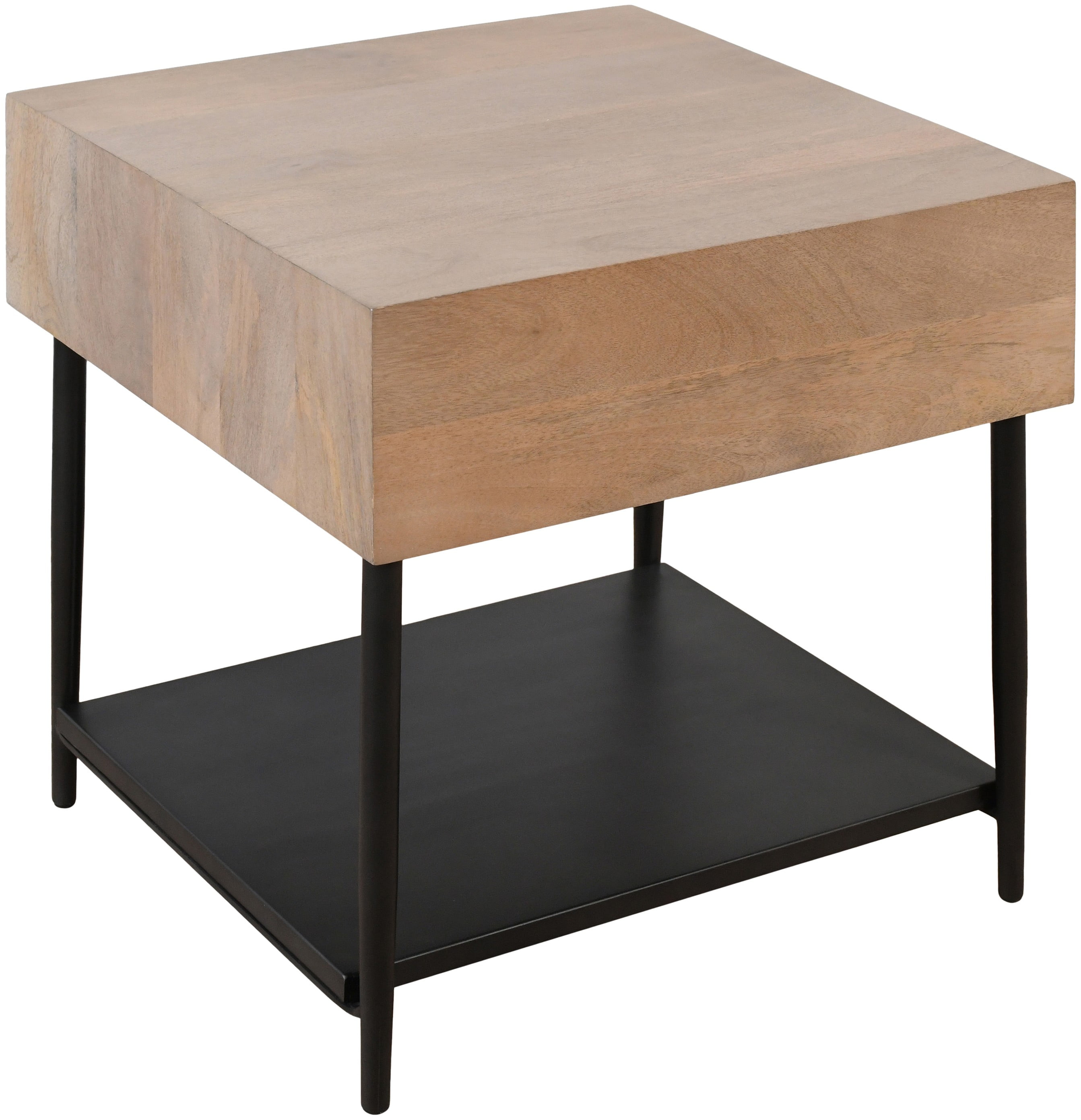 Mark&Day End Table - Cantrell Modern Black Square End Tables for Living ...