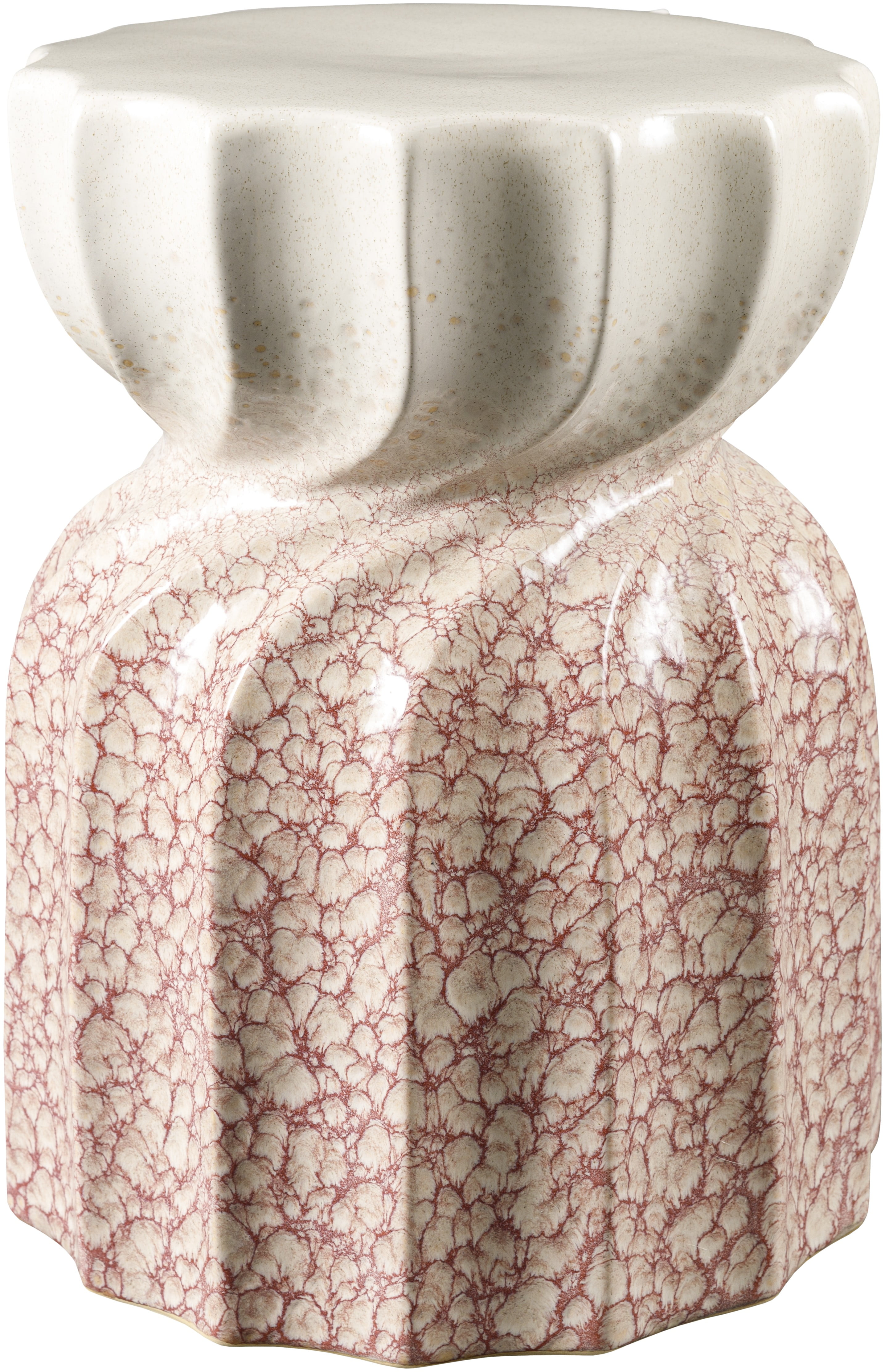 Mark&Day Garden Stools - Elixhausen Coral Ceramic Decorative Garden ...