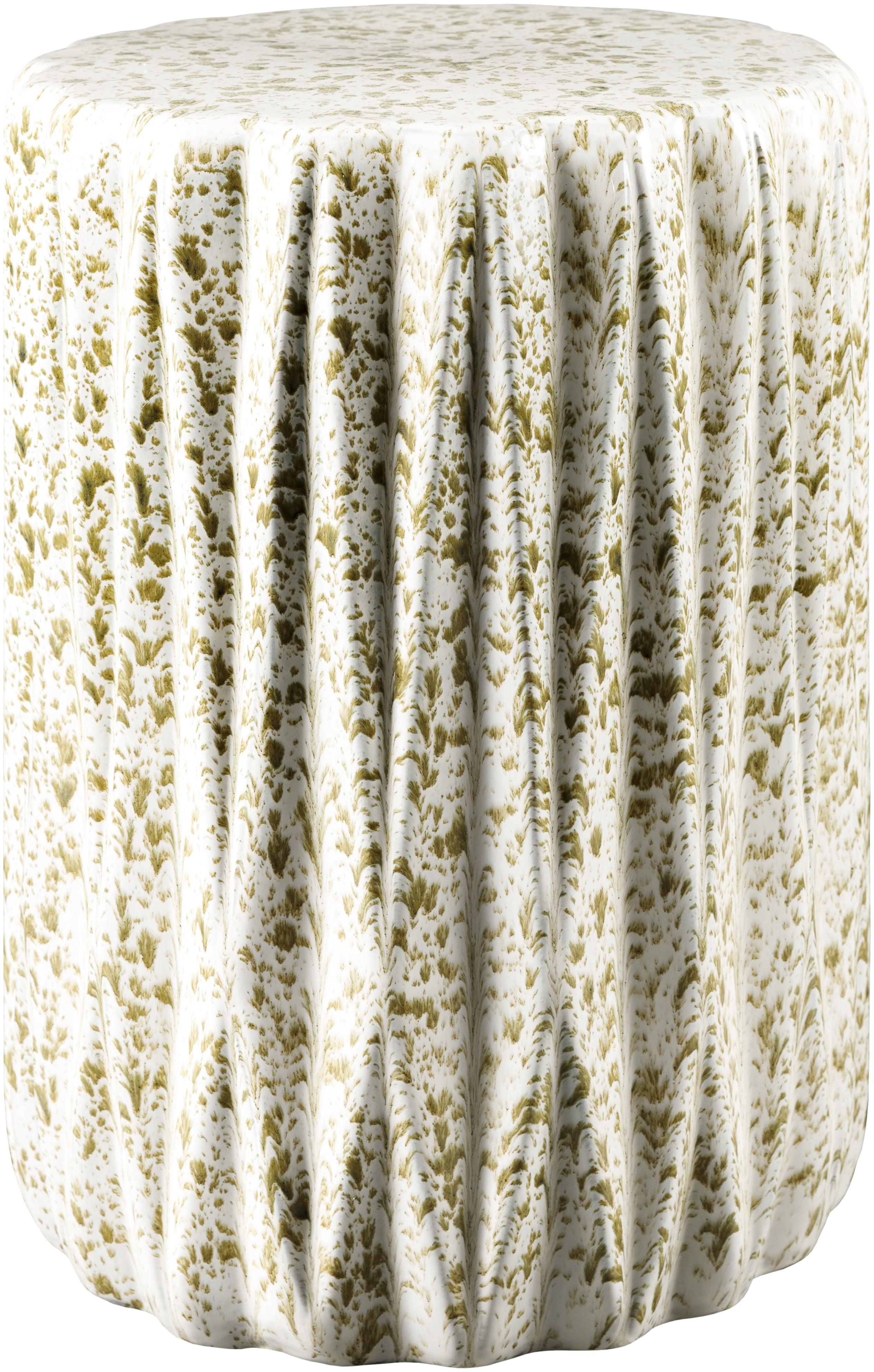 Mark&Day Garden Stools - Mils Cream/Sage Ceramic Decorative Garden ...