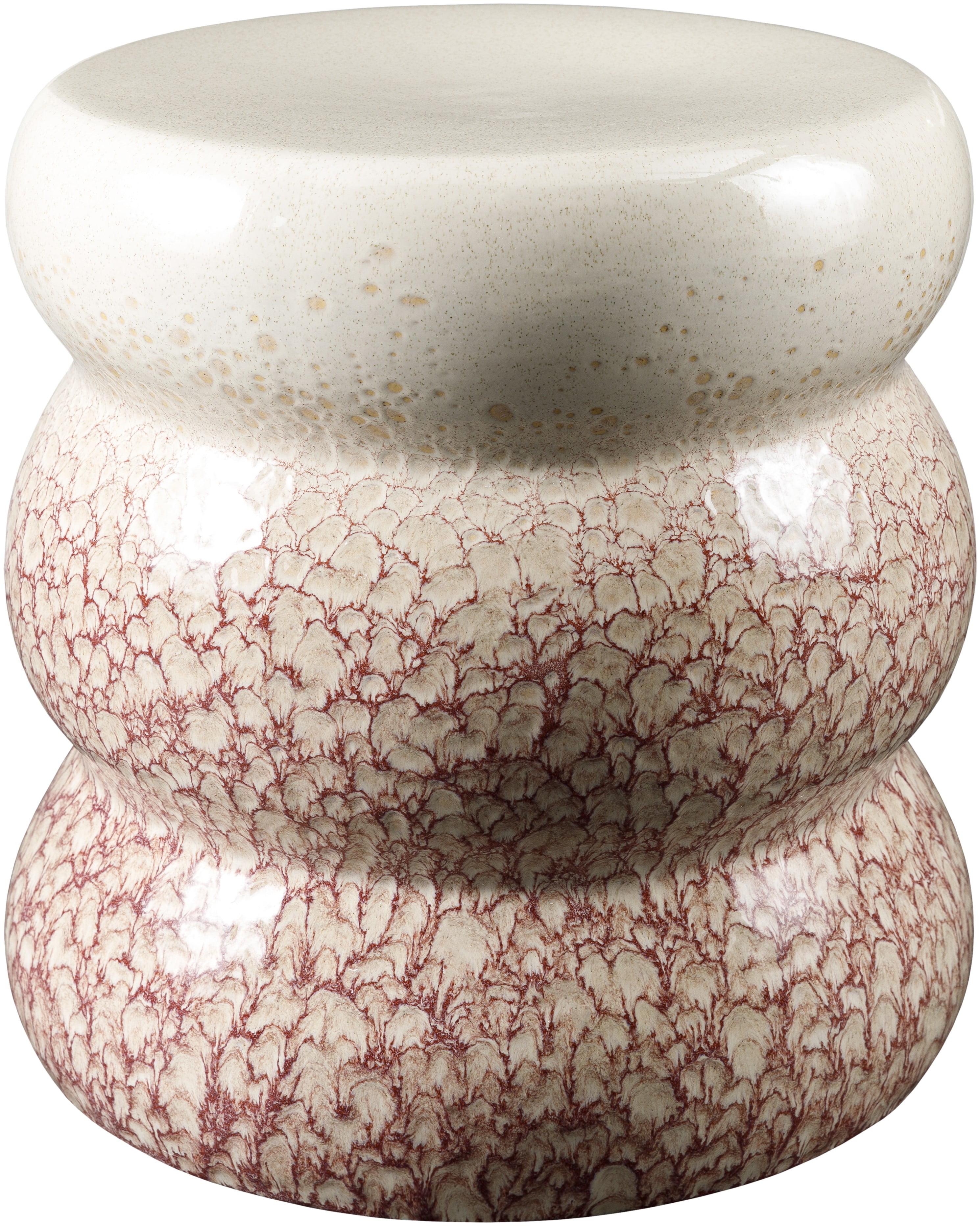 Mark&Day Garden Stools - Mustafa Coral Ceramic Decorative Garden Stool ...
