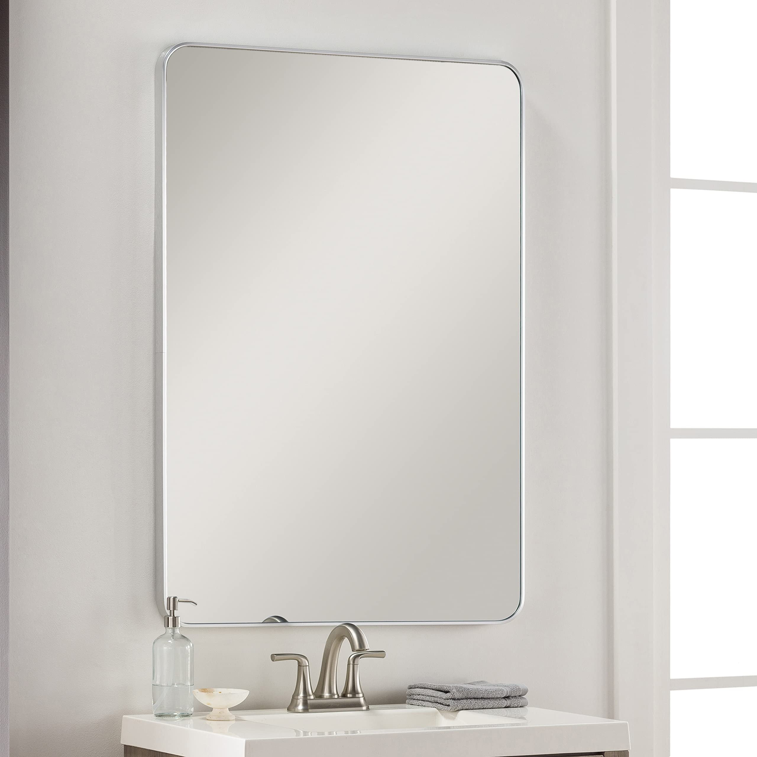 Mark&Day Mirrors, Renna Modern Rectangle Wall Mirror for Living Room ...
