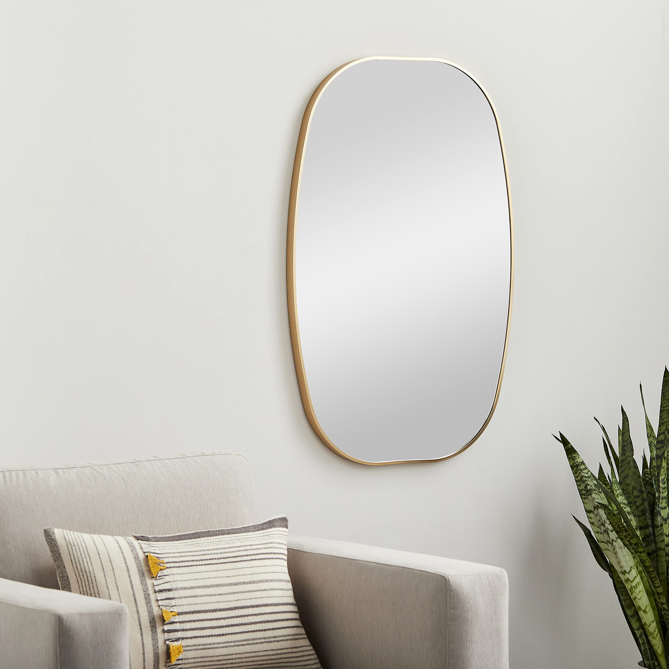 Mark&Day Mirrors, Stephannie Modern Rectangle Wall Mirror for Living ...