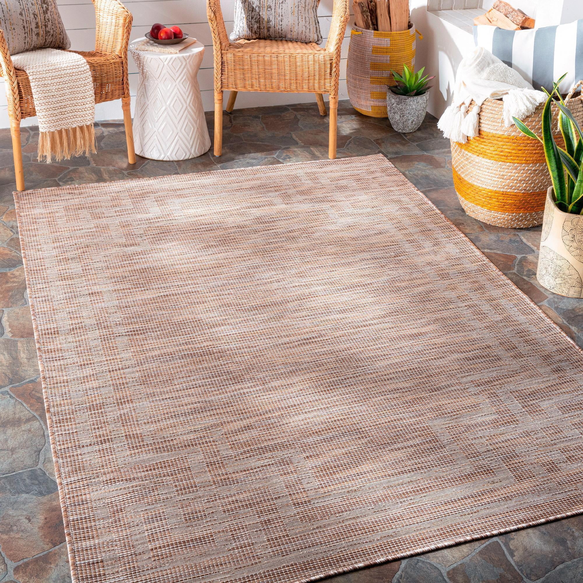 Mark&Day Outdoor Rugs, 2x4 Calslagen Traditional Indoor/Outdoor Brick ...