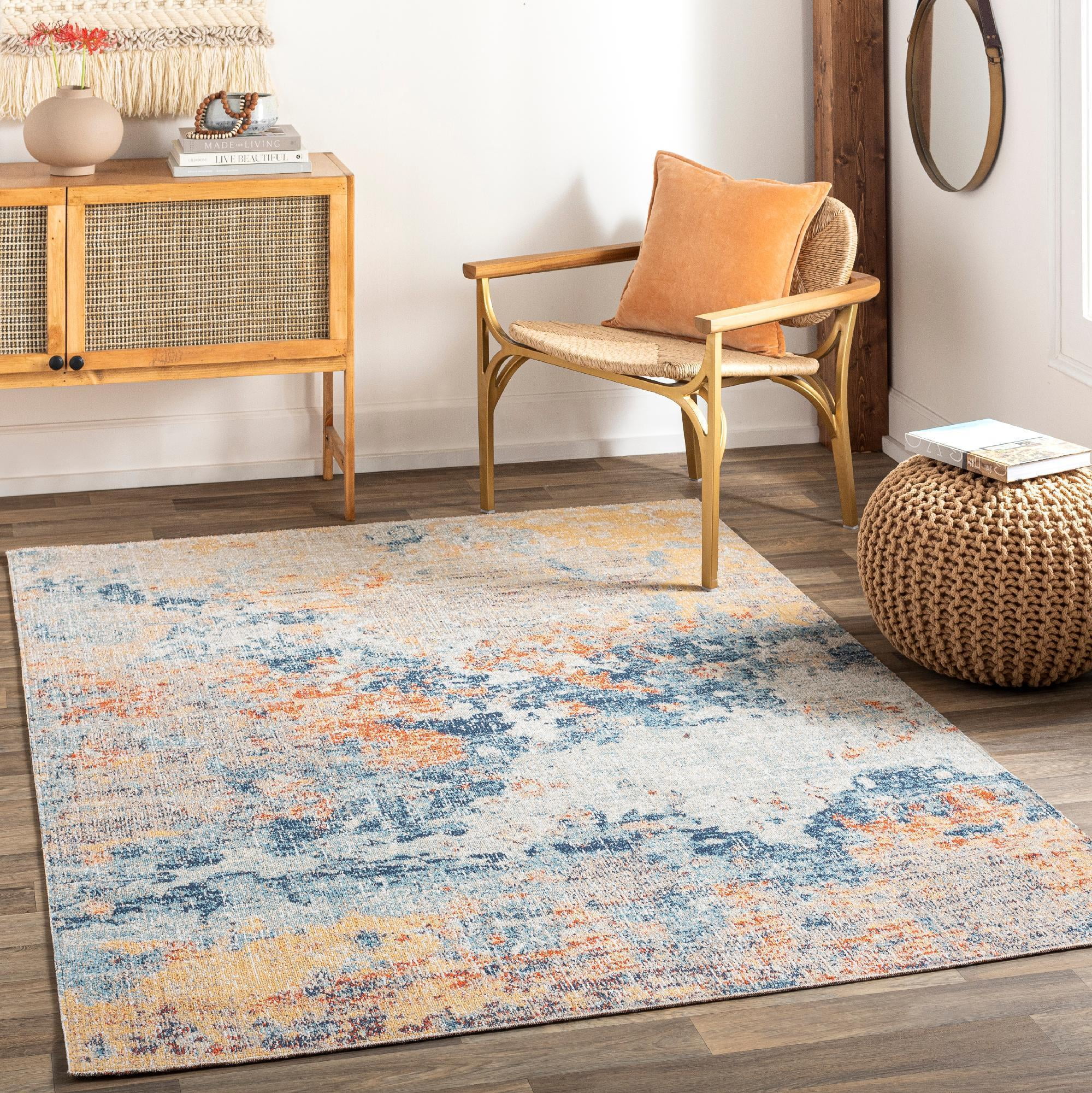 Mark&Day Outdoor Rugs, 7x9 St Donatus Modern Indoor/Outdoor Burnt ...