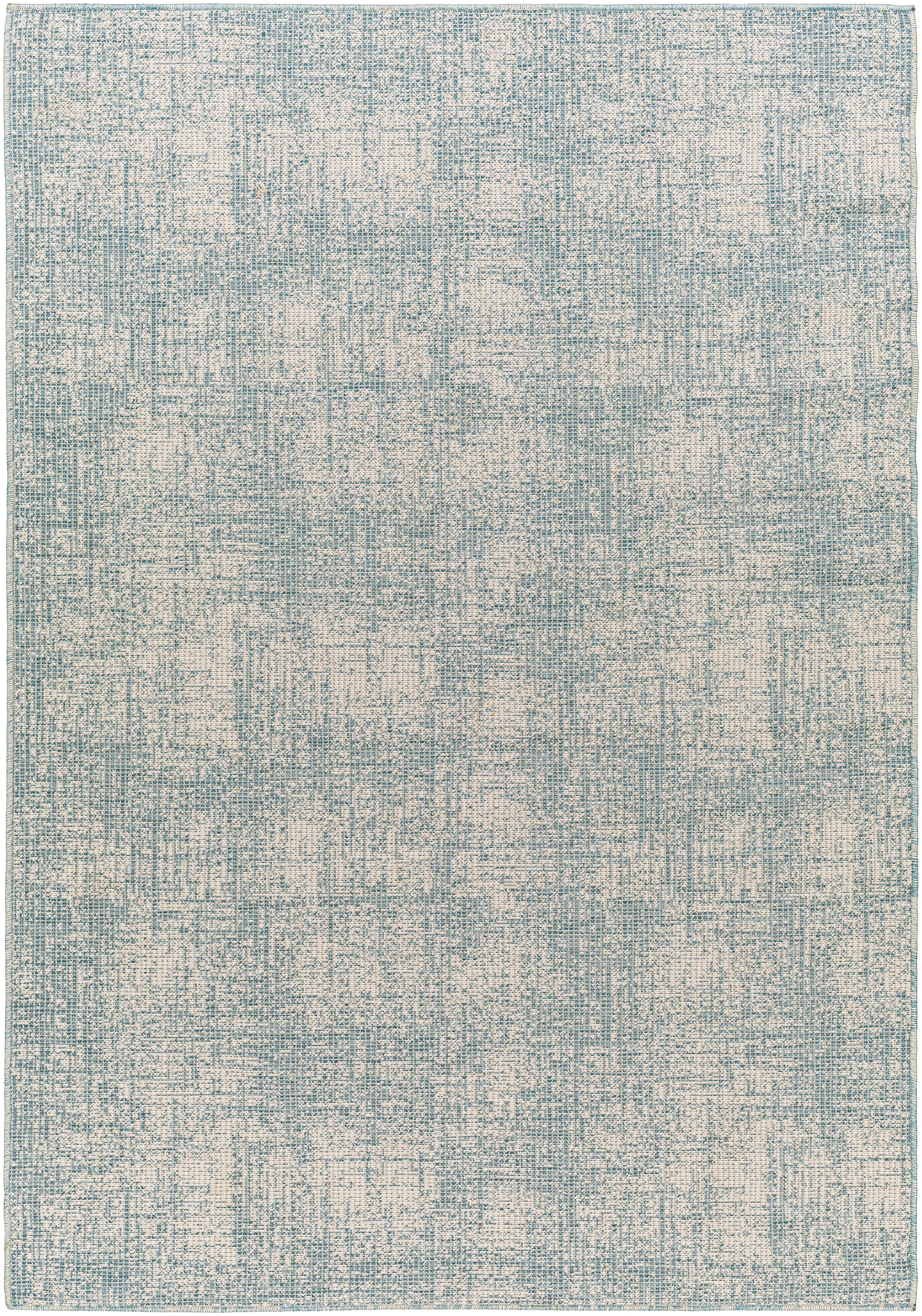 Mark&Day Outdoor Rugs, 8x8 Eptakomi Modern Indoor/Outdoor Teal Square ...