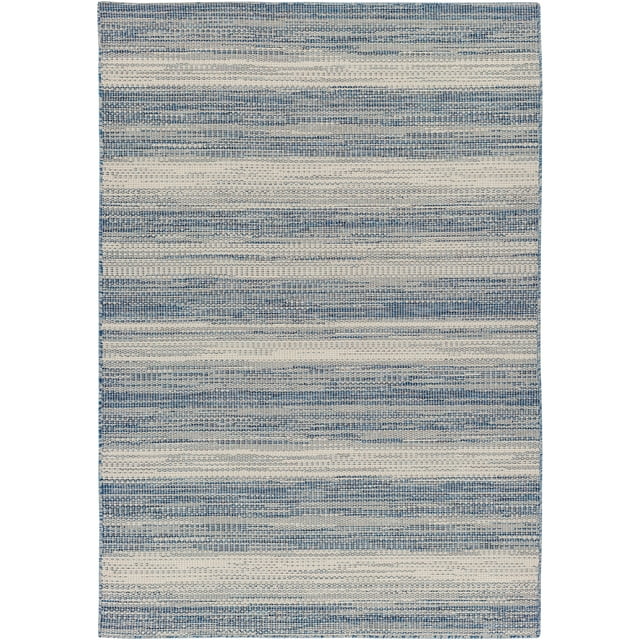 Mark&Day Outdoor Area Rugs, 7x7 Kyrenia Modern Indoor/Outdoor Dark Blue ...