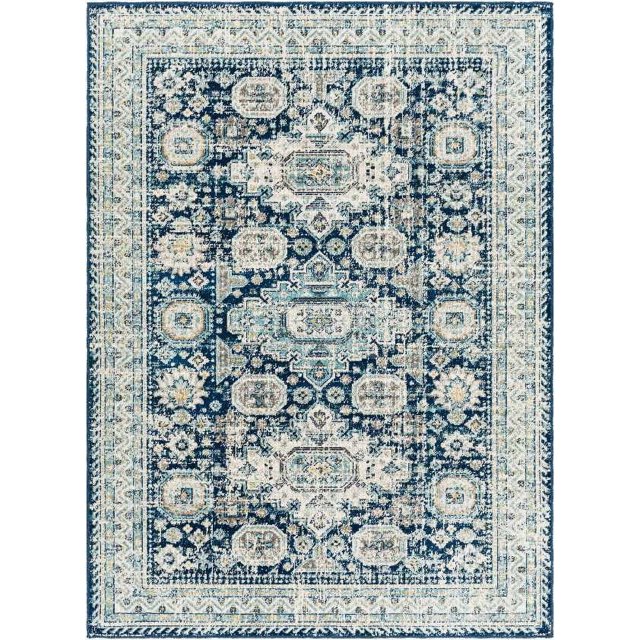Mark&Day Outdoor Area Rugs, 8x10 Avilla Traditional Indoor/Outdoor Teal ...