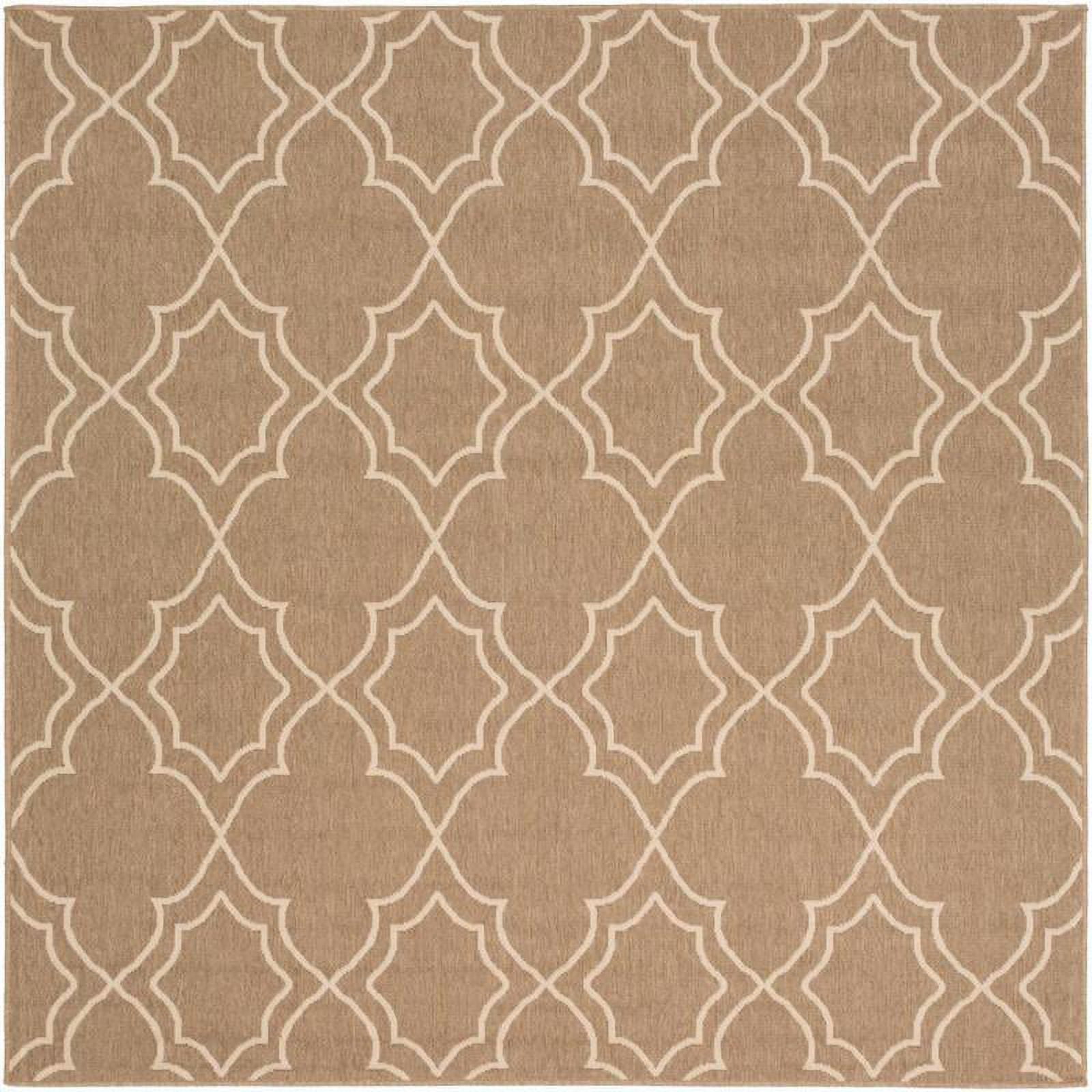 Mark&Day Outdoor Area Rugs, 9x9 Liam Cottage Indoor/Outdoor Camel ...