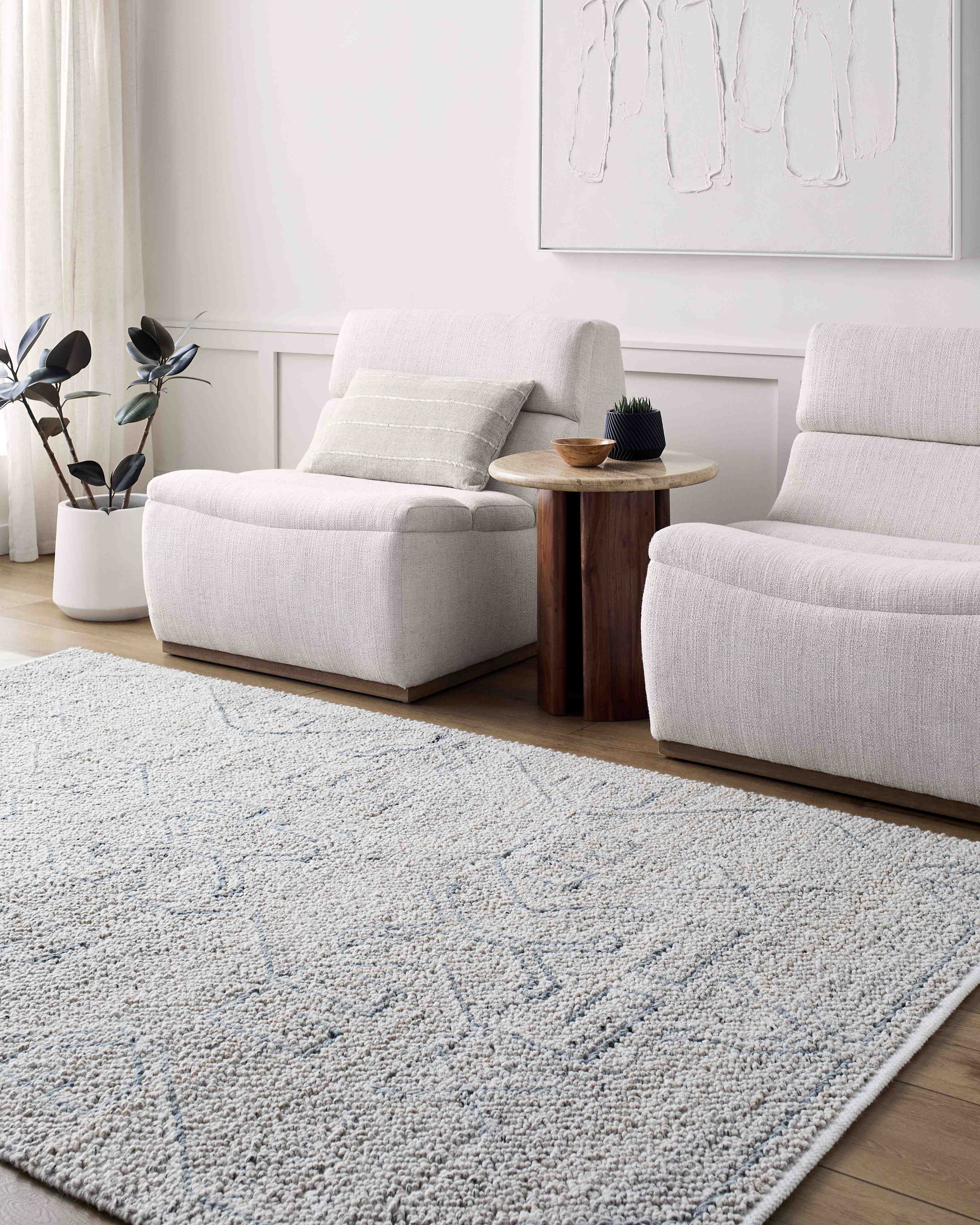 Mark&Day Outdoor Rugs, 5x7 Mitul Modern Indoor/Outdoor Light Silver ...