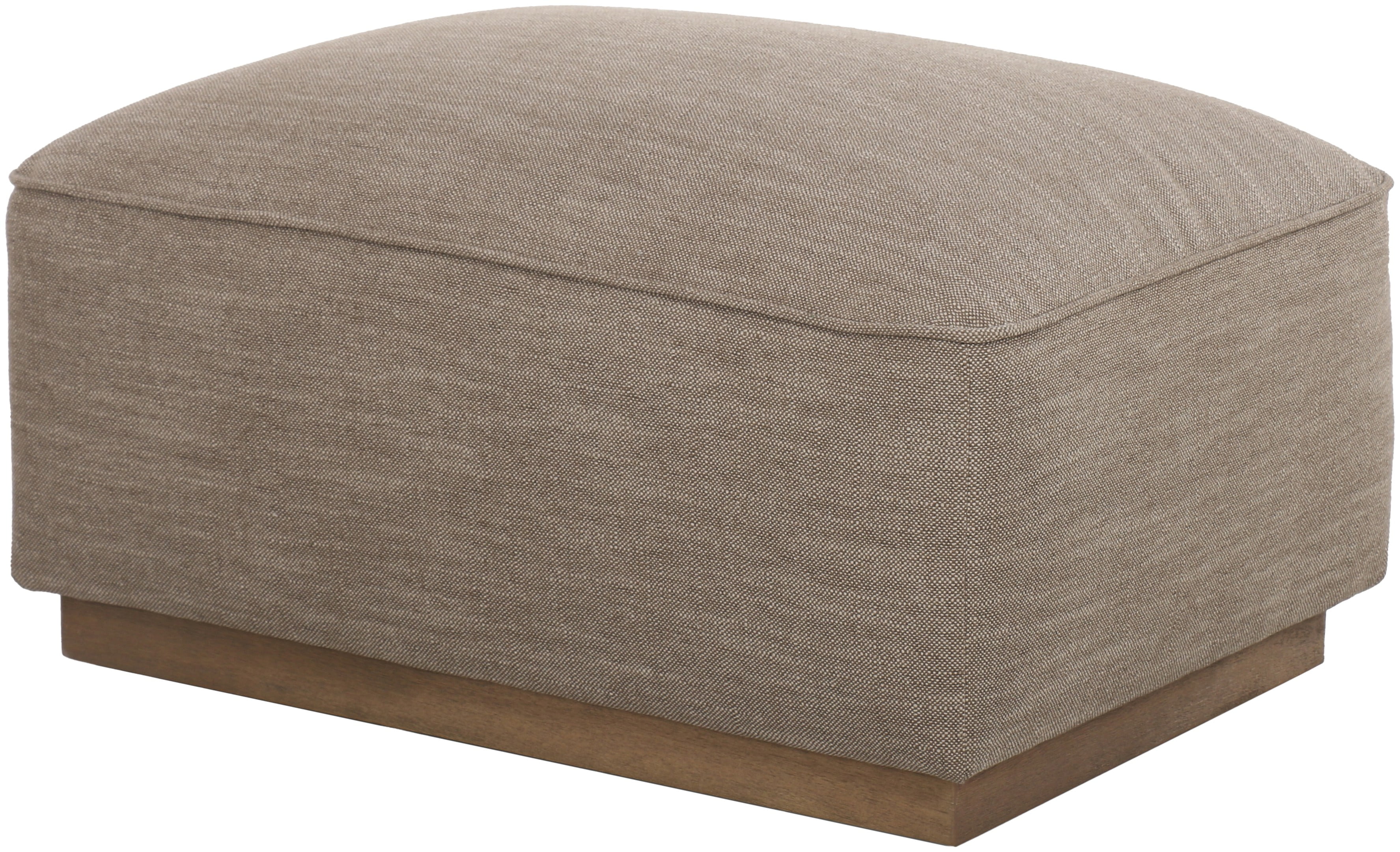 Mark&Day Pouf Ottoman, Haywood Beige Rectangular Pouf Foot Rest ...