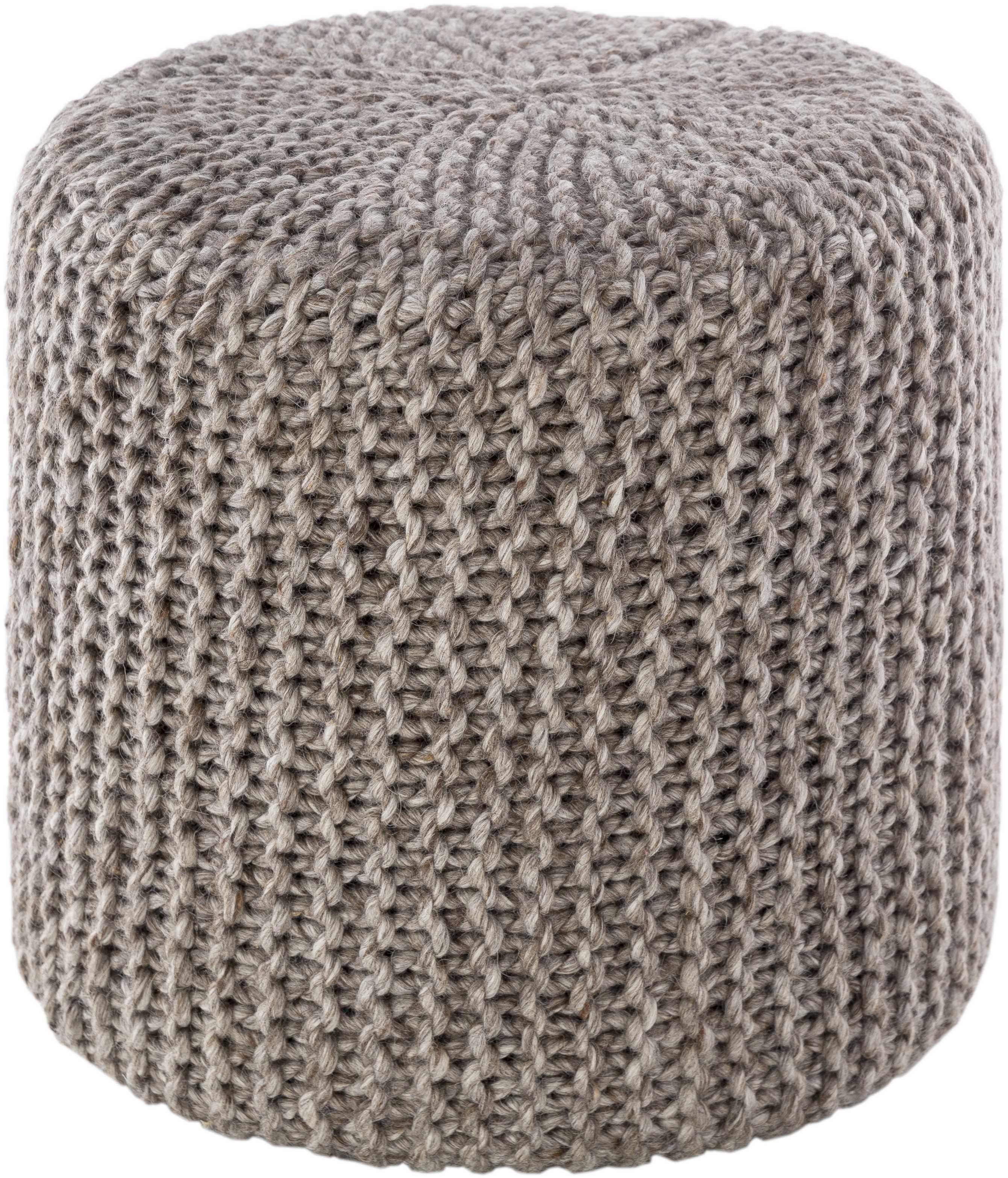 Mark&Day Pouf Ottoman, Martinsberg Modern Camel Cylinder Pouf Foot Rest ...