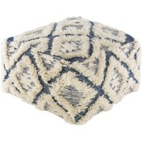 Margo Decorative Woven Pouf, Bohemian Accent, Multi Color Braided Jute Round Pouf - Walmart.com