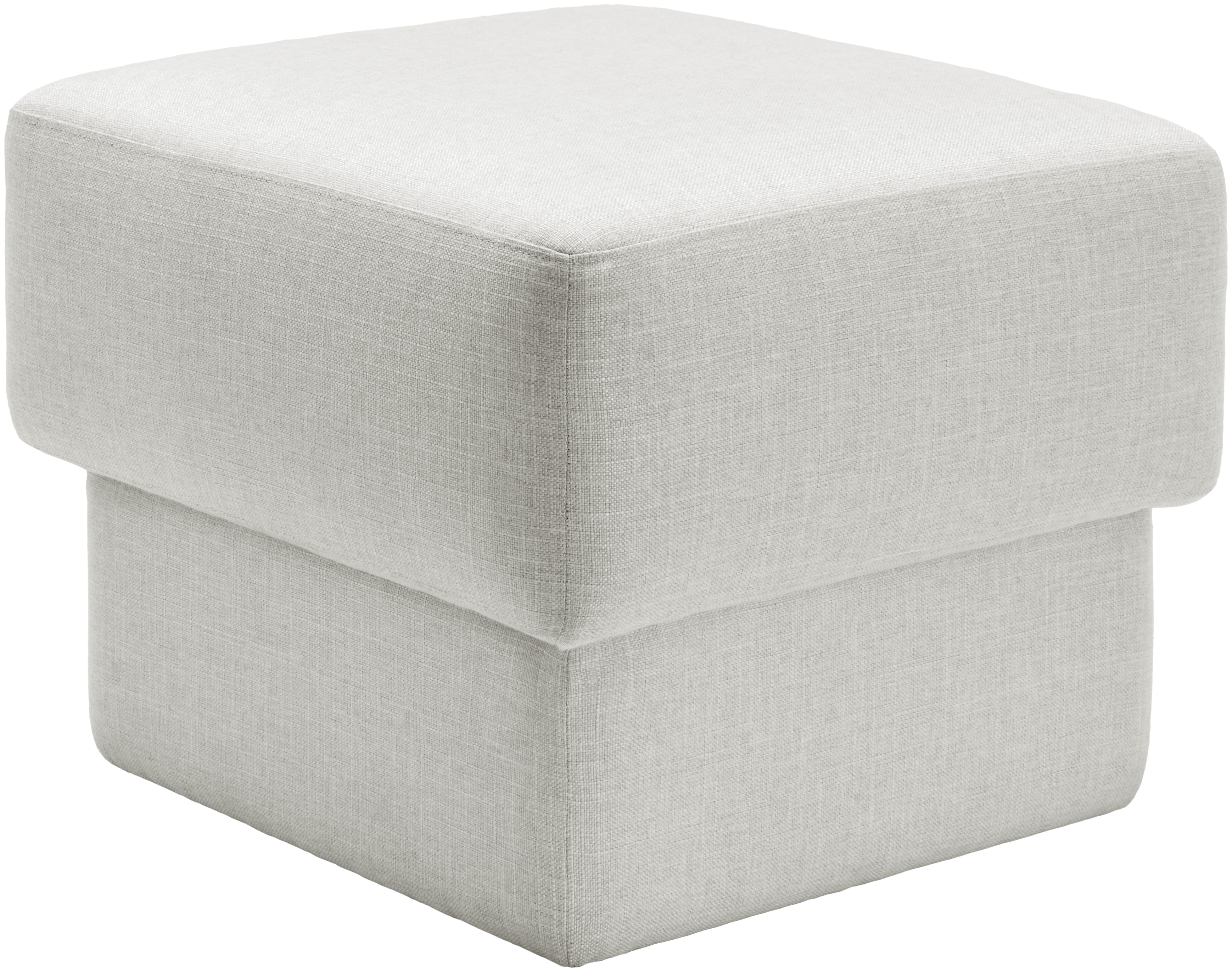 Mark&Day Pouf Ottoman, Viki White Square Pouf Foot Rest Furniture for ...
