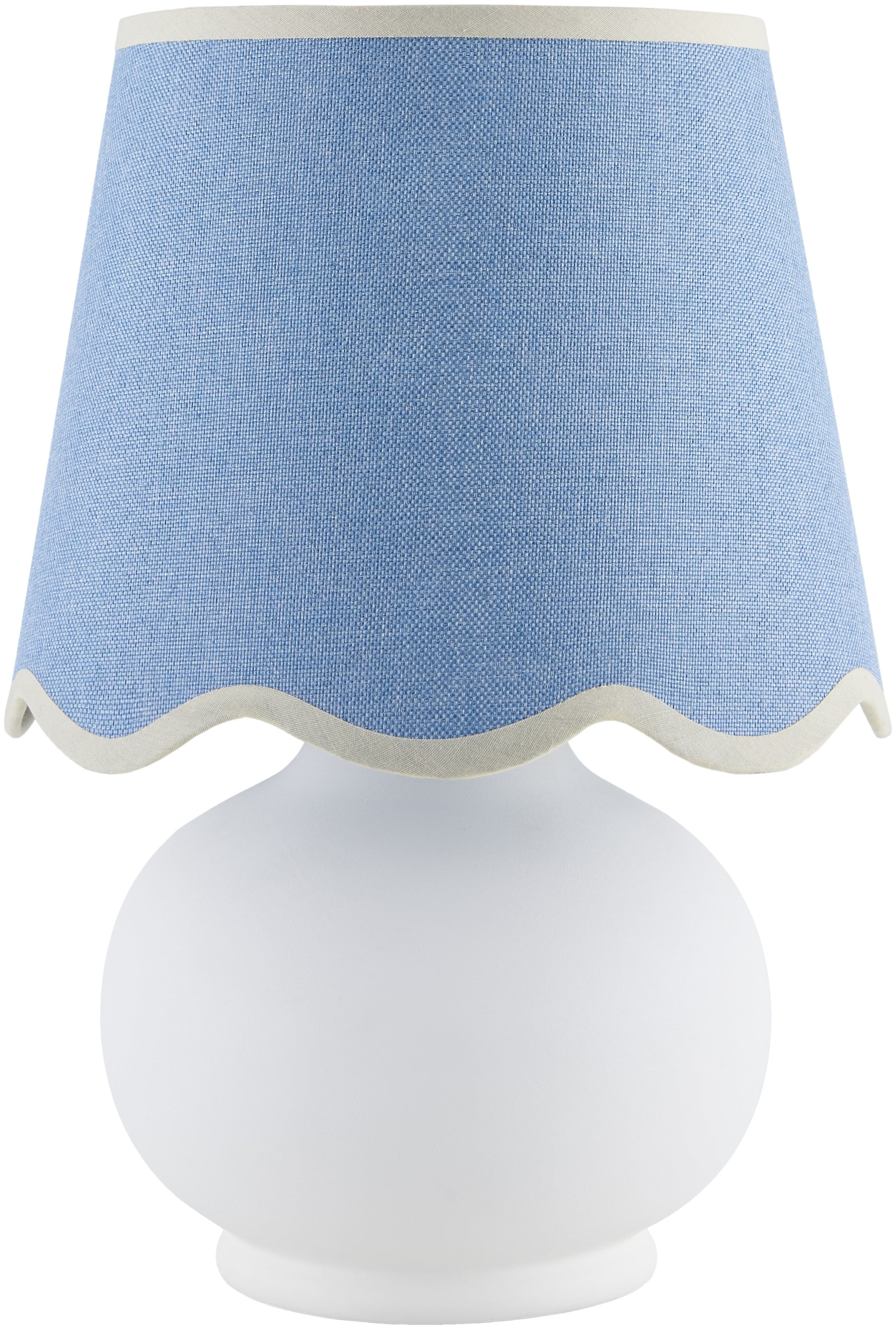 Mark&Day Table Lamps, Kolleen Cottage Blue/White Bedside Table Lamp for ...