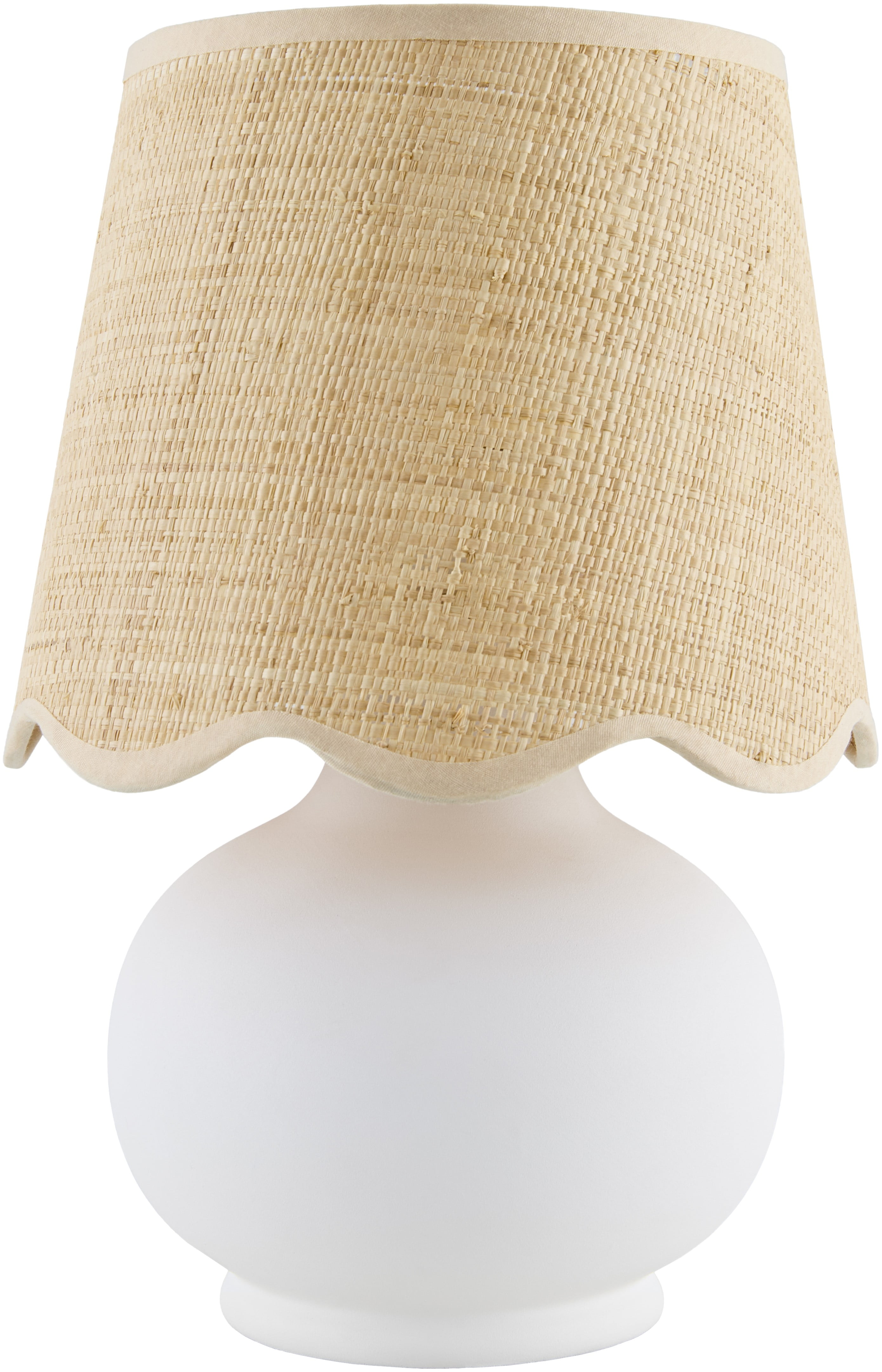 Mark&Day Table Lamps, Kolleen Cottage Clear/White Bedside Table Lamp ...