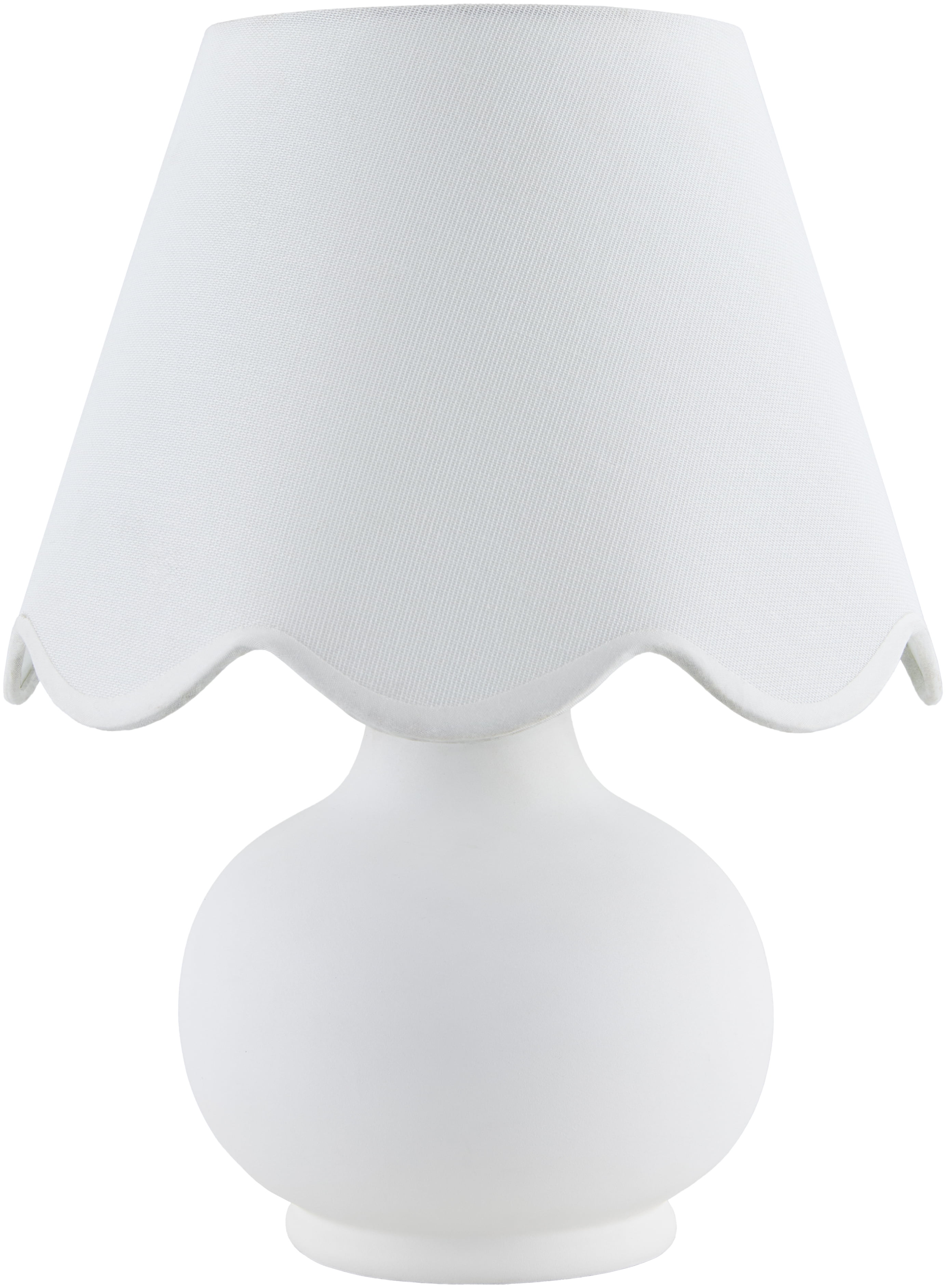 Mark&Day Table Lamps, Kolleen Cottage White/Translulent Bedside Table ...