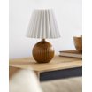 Mark&Day Table Lamps, Eiman Rustic Blue/White Bedside Table Lamp for ...
