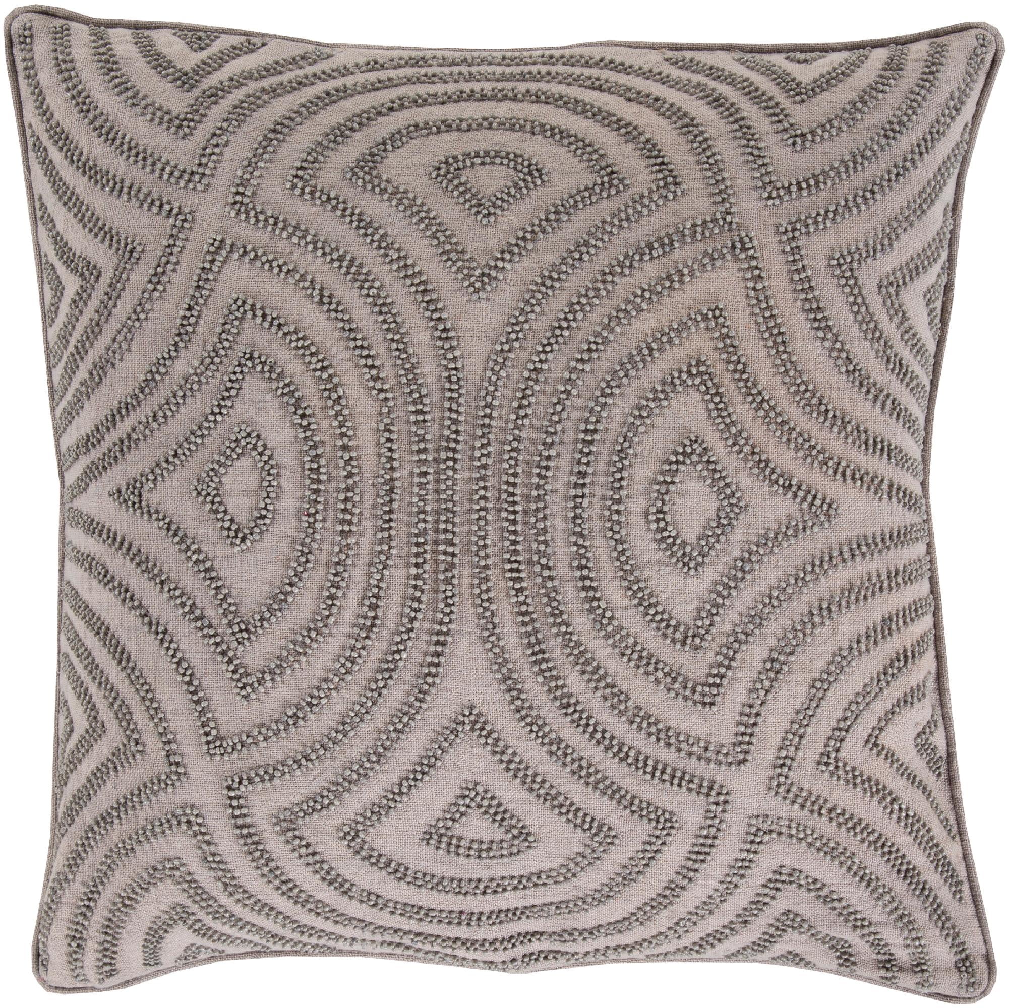 Mark&Day Throw Pillows 18x18 Baars Modern Medium Gray Polyester Filled ...