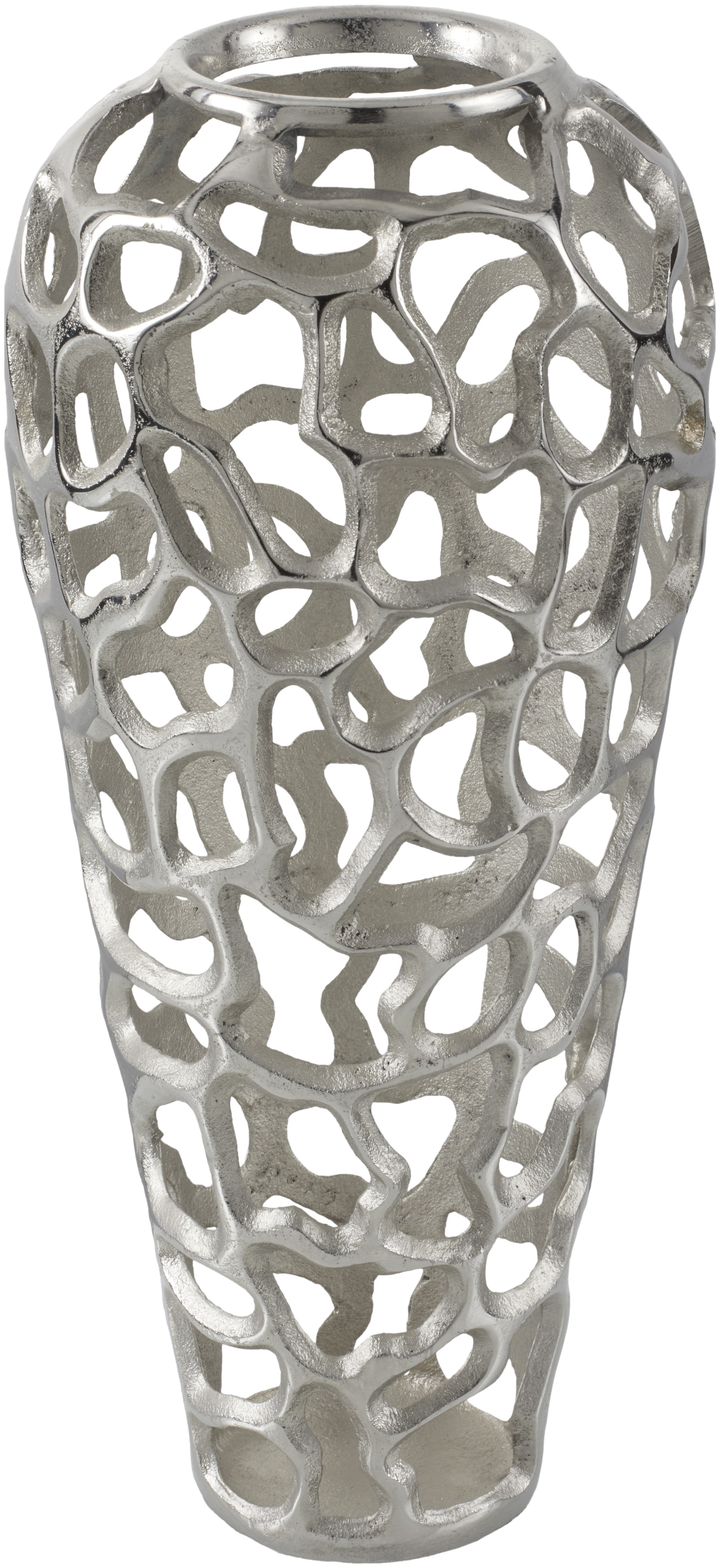 Mark&Day Vases, Corina Traditional Metallic - Silver Flower Vase ...