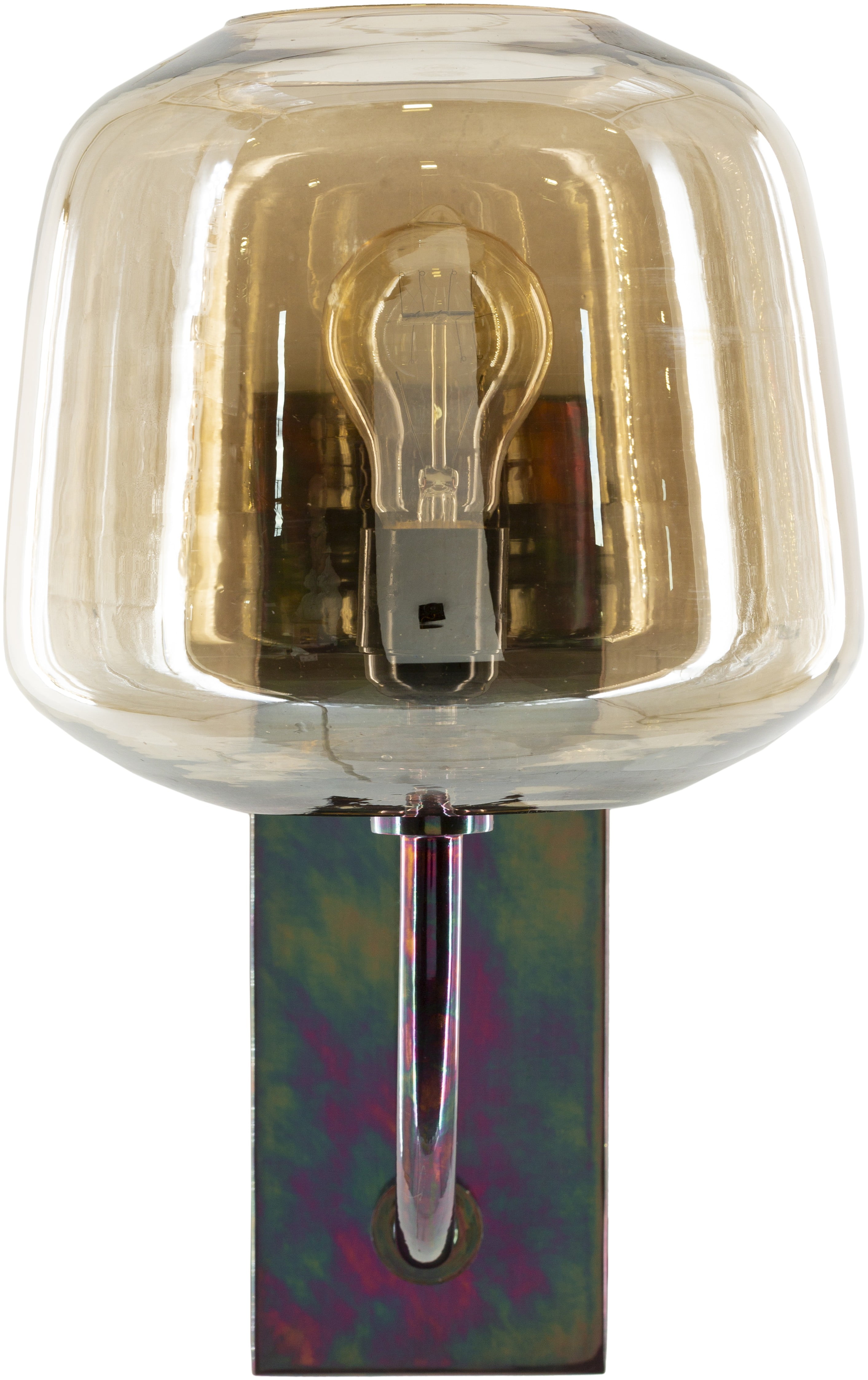 Mark&Day Wall Sconces, Volkermarkt Cottage Champagne 1-Light Plug-in or ...