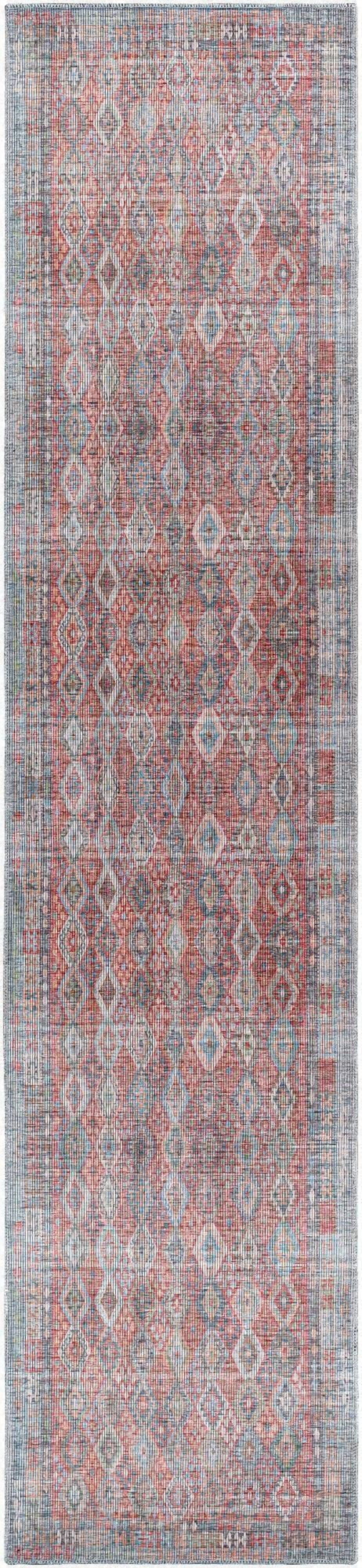 Mark&Day Washable Rugs, 3x12 Michigantown Traditional Burnt Orange ...