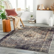 Mark&Day Area Rugs, 2x4 Looneind Traditional Dark Red Area Rug (2'3" x ...