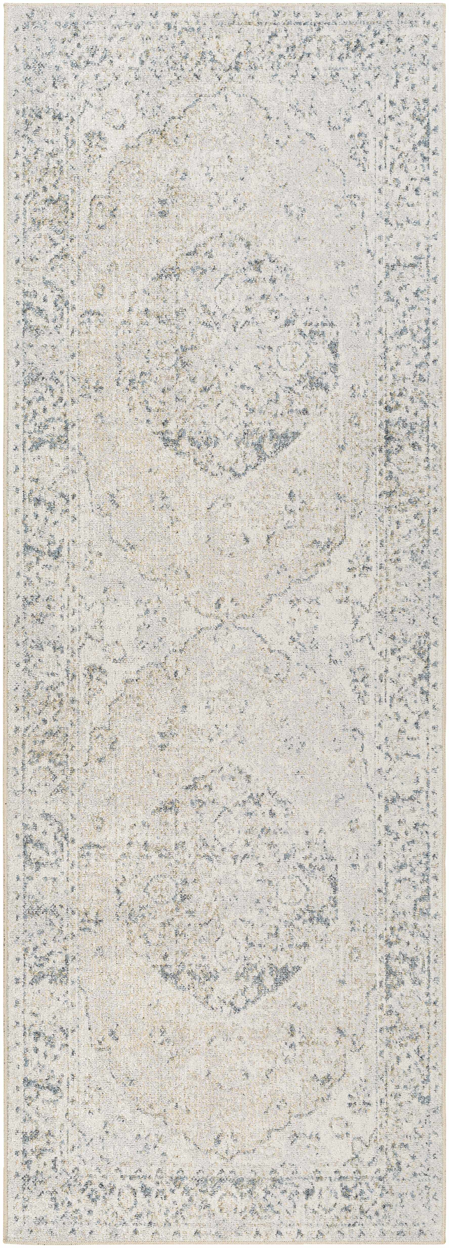Mark&Day Washable Area Rugs, 2x7 Edmonson Traditional Light Beige ...