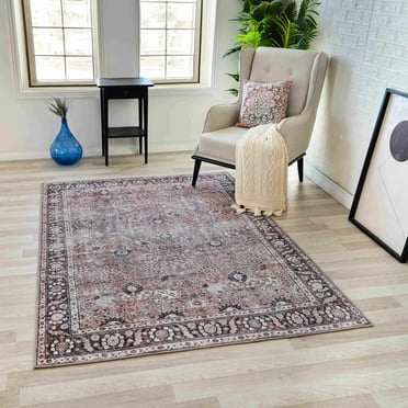 Mark&Day Area Rugs, 6x9 Candee Traditional Taupe Area Rug (6'6" x 9 ...