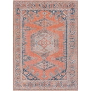 Mark&Day Area Rugs, 8x10 Kreijl Traditional Bright Orange Area Rug (7 ...