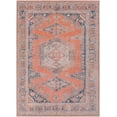 Mark&Day Washable Area Rugs, 8x10 Mackey Traditional Burnt Orange Area ...