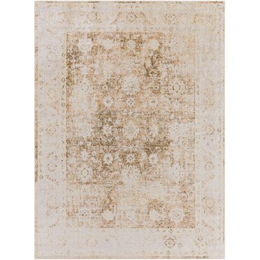 Mark&Day Washable Area Rugs, 5x7 Glidden Traditional Dusty Coral Area ...