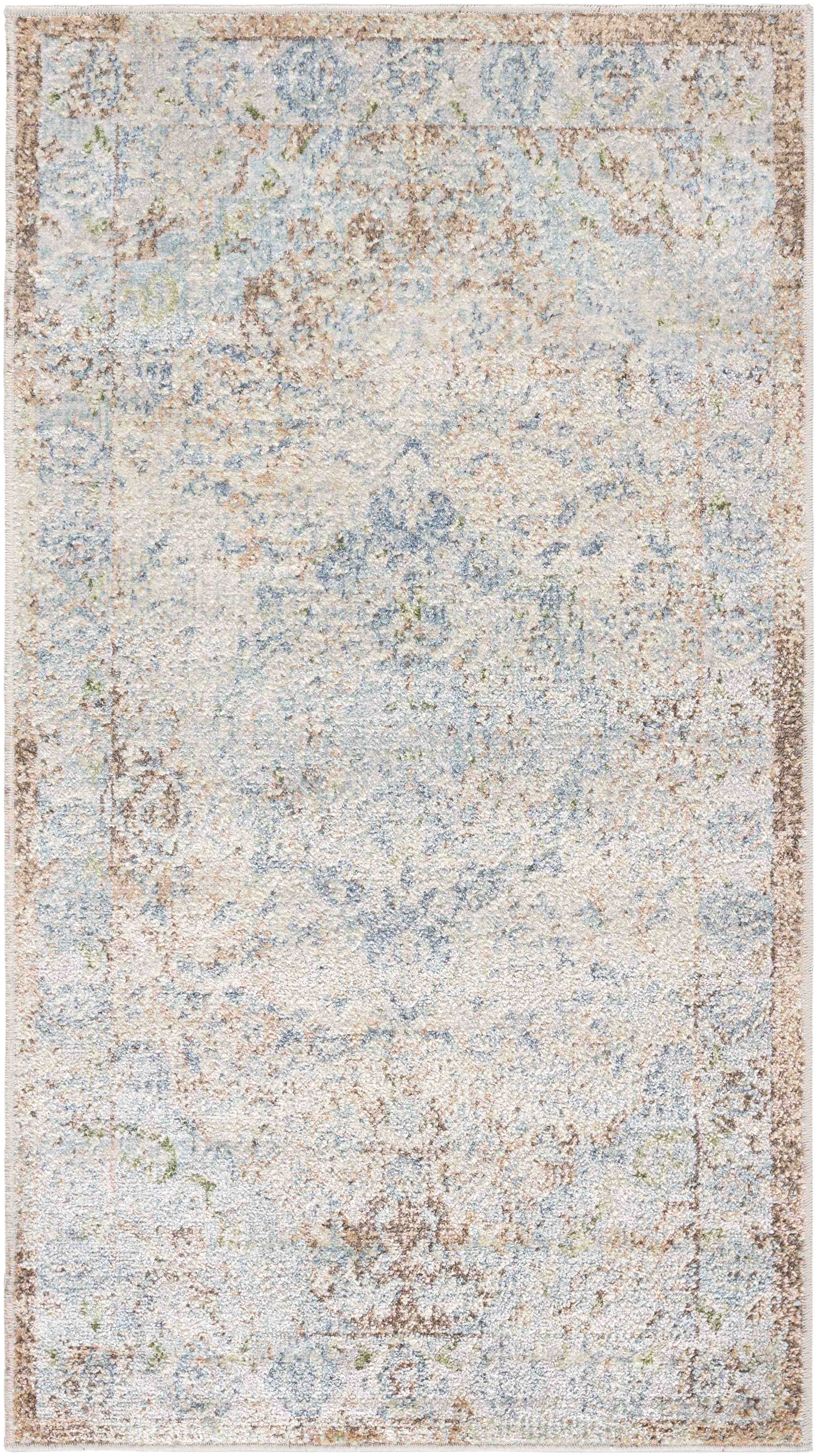Mark&Day Washable Rugs, 5x7 Elsmore Traditional Ash Area Rug (5'3" x 7 ...