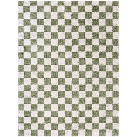 Mark&Day Washable Rugs, 8x10 Shera Modern Grass Green Area Rug (7'10" x ...